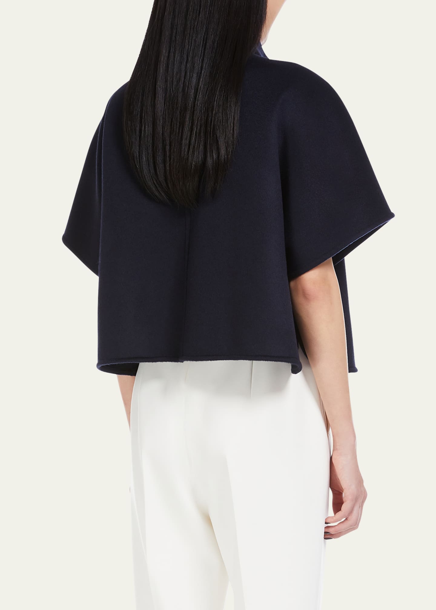 Max Mara Nemi Cashmere Short Buttoned Cape - Bergdorf Goodman