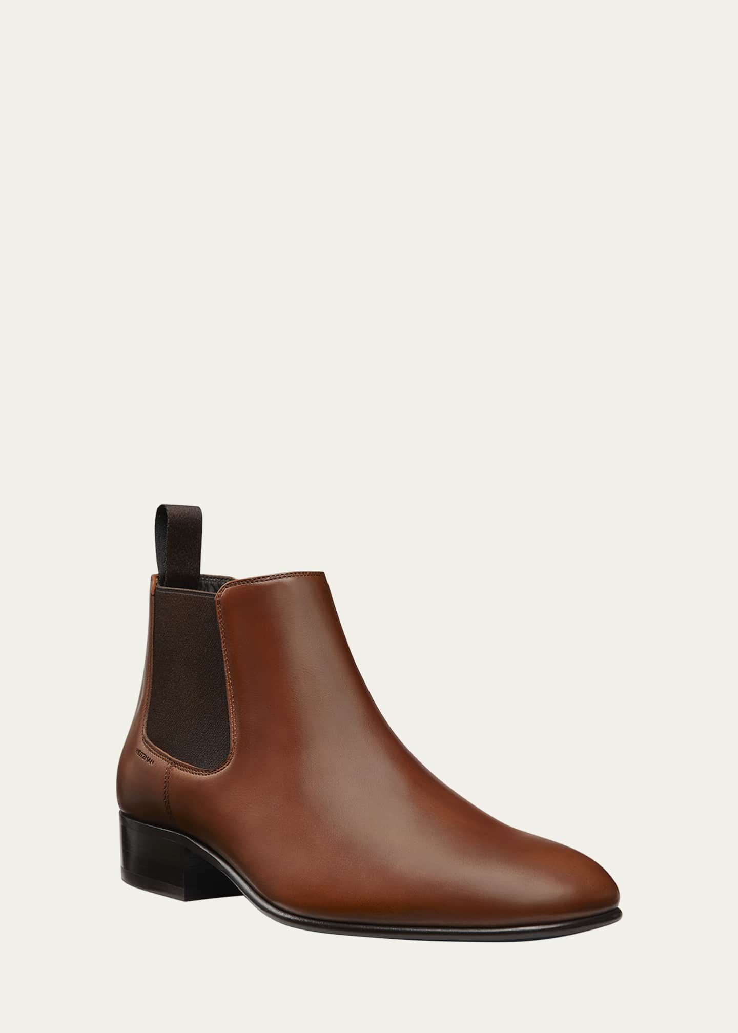 Stuart Weitzman Men's Adwin Leather Chelsea Boots - Bergdorf Goodman