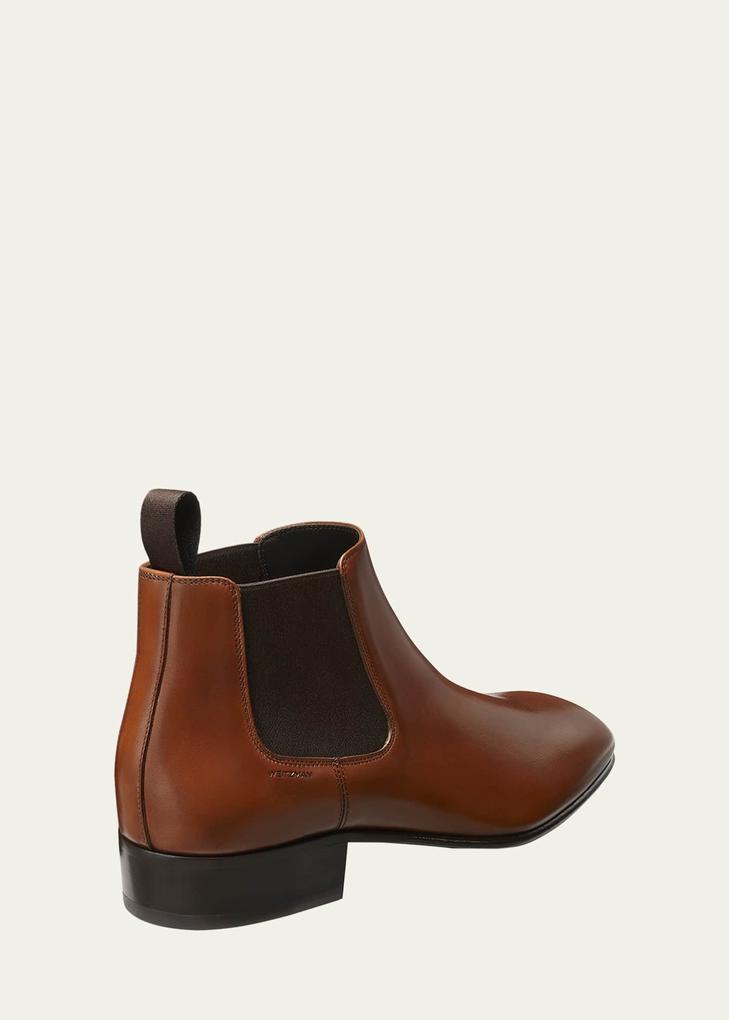 Stuart Weitzman Men's Adwin Leather Chelsea Boots - Bergdorf Goodman