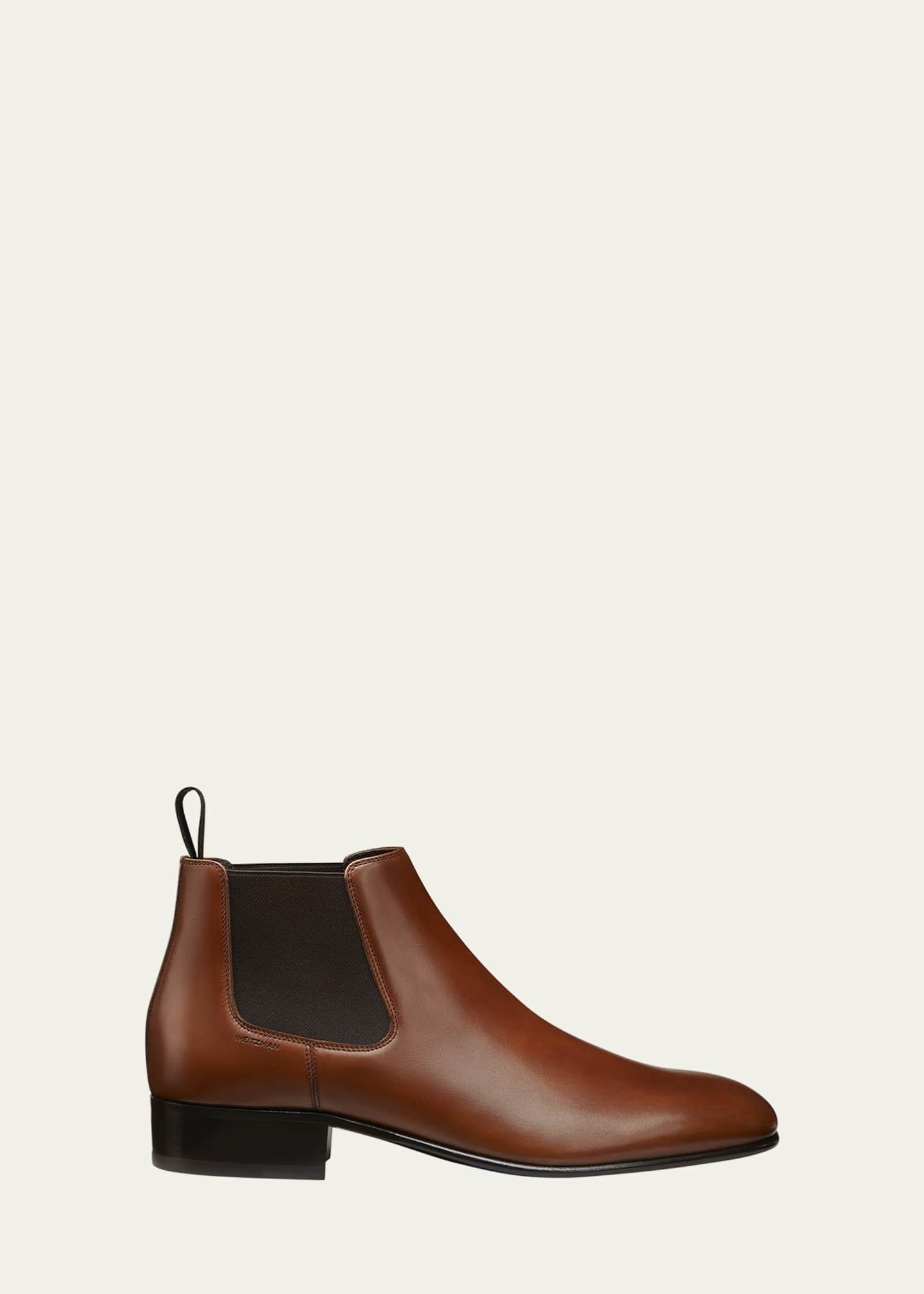 Stuart Weitzman Men's Adwin Leather Chelsea Boots - Bergdorf Goodman
