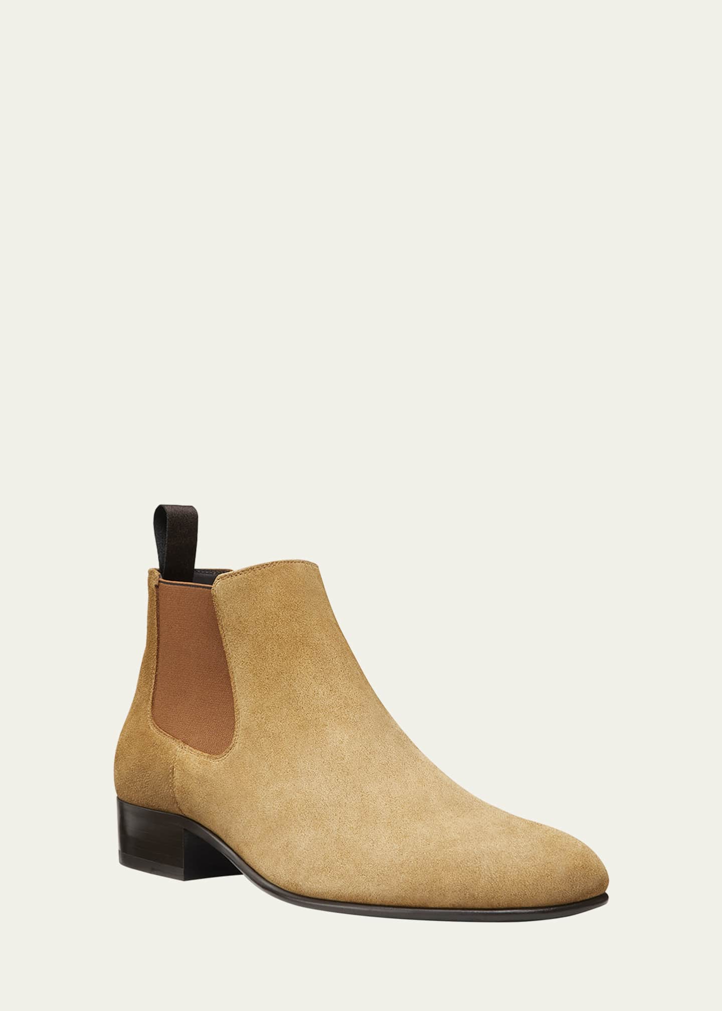 Stuart Weitzman Men's Adwin Suede Chelsea Boots - Bergdorf Goodman