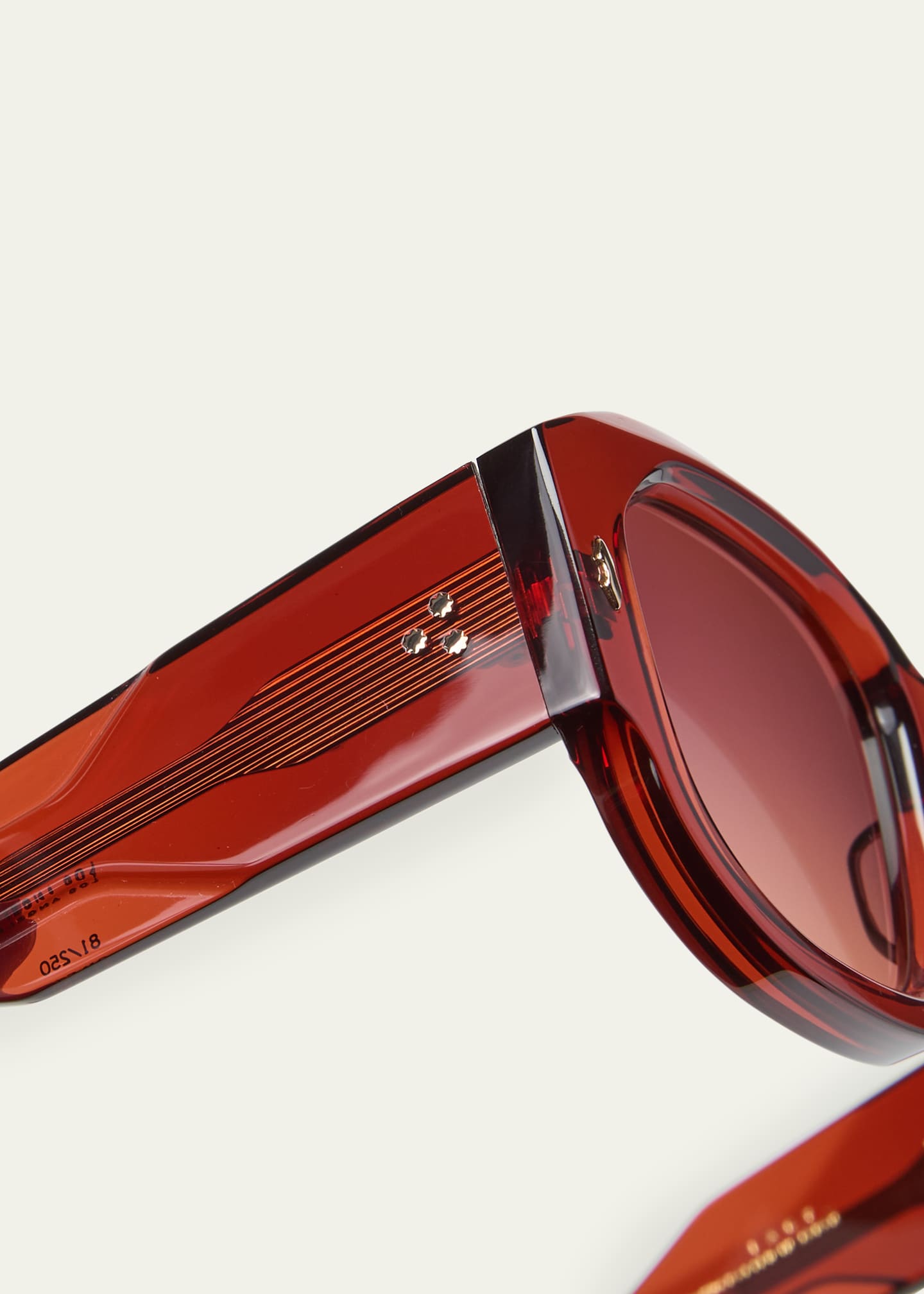 Jacques Marie Mage Lacy Acetate Square Sunglasses - Bergdorf Goodman