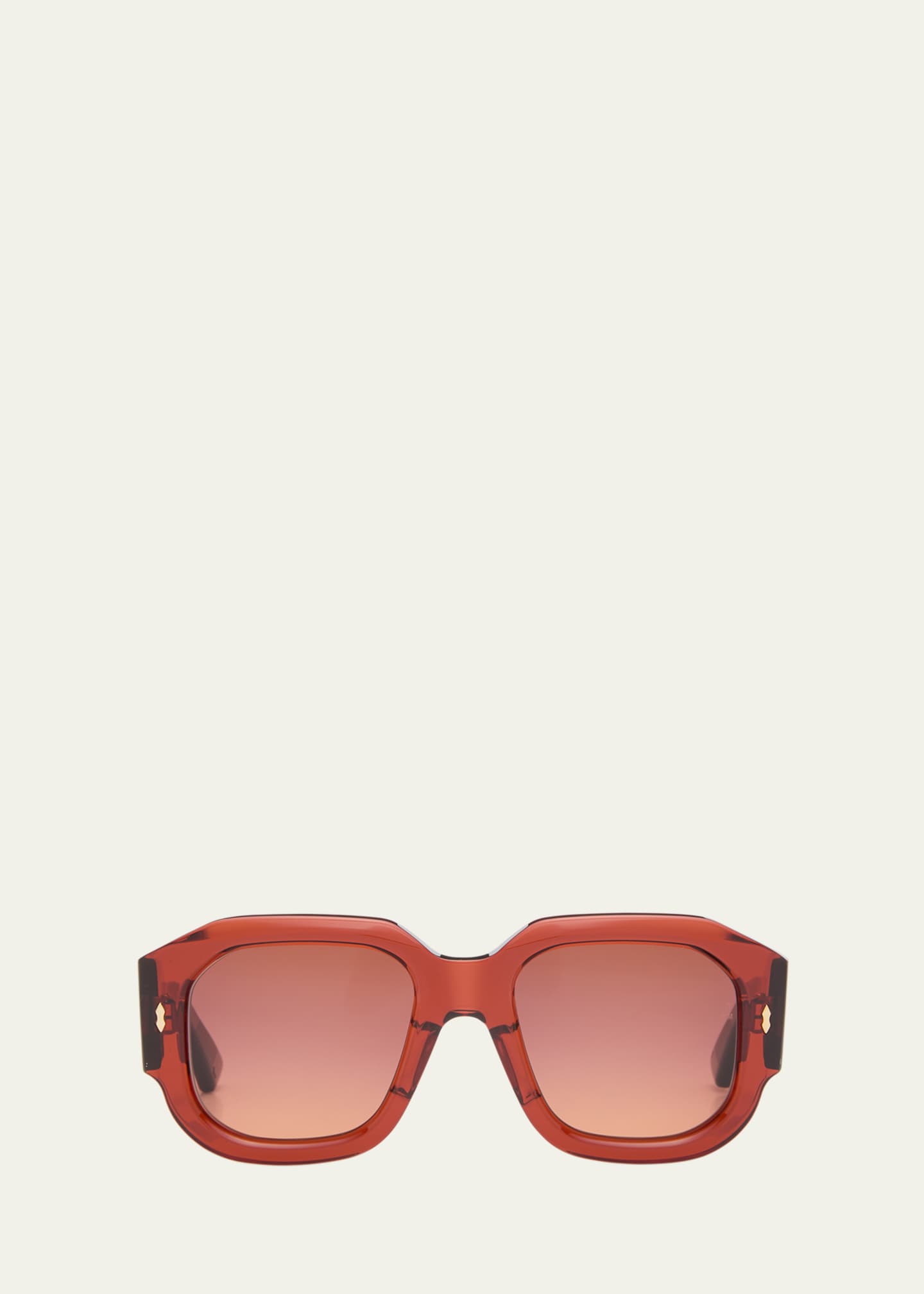 Jacques Marie Mage Lacy Acetate Square Sunglasses - Bergdorf Goodman