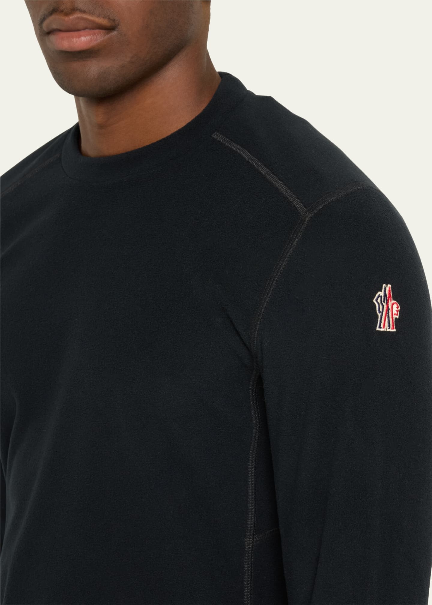 Moncler Grenoble Men's Polartec Microfleece Sweatshirt - Bergdorf Goodman