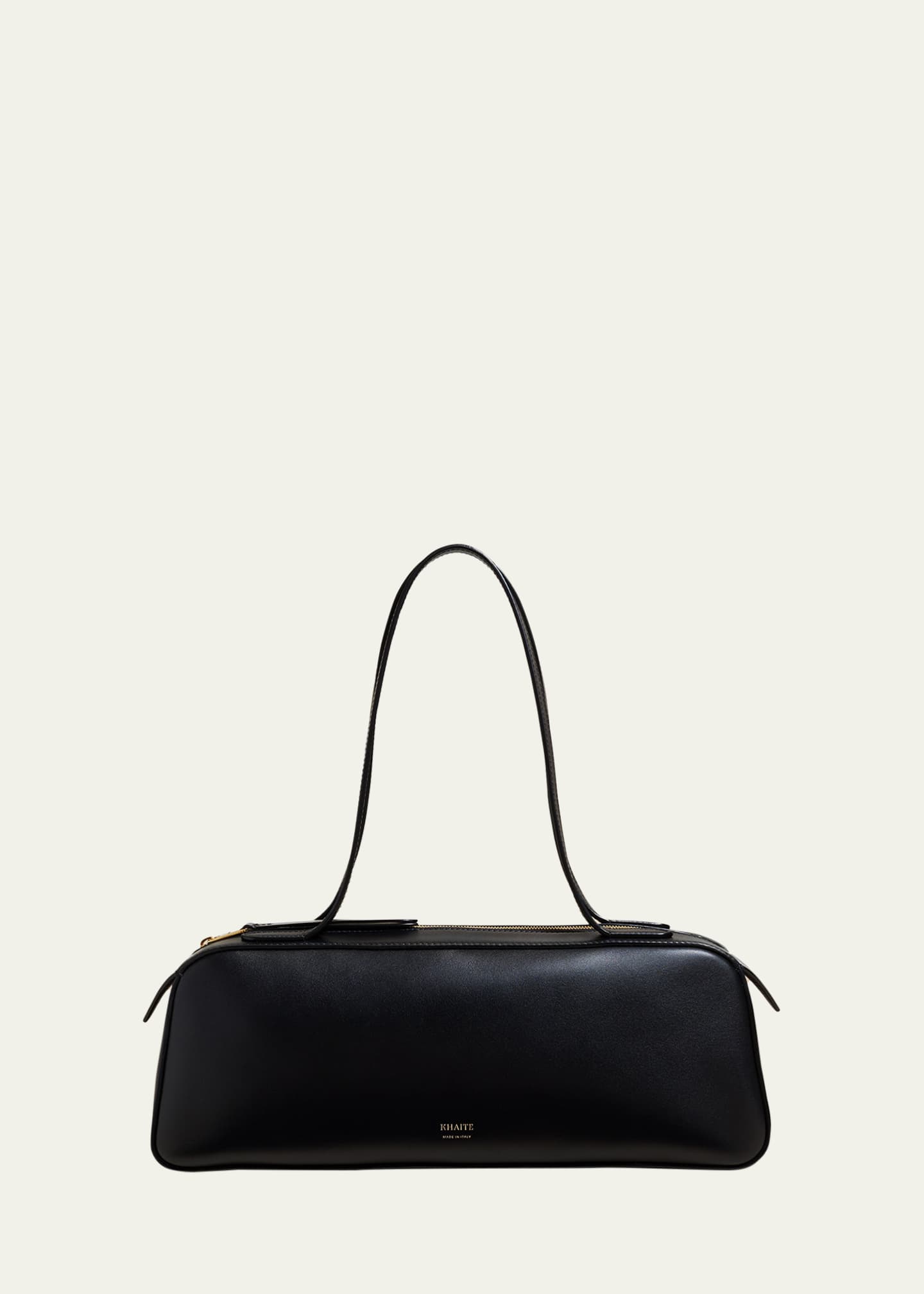 Khaite Simona Zip Leather Shoulder Bag - Bergdorf Goodman