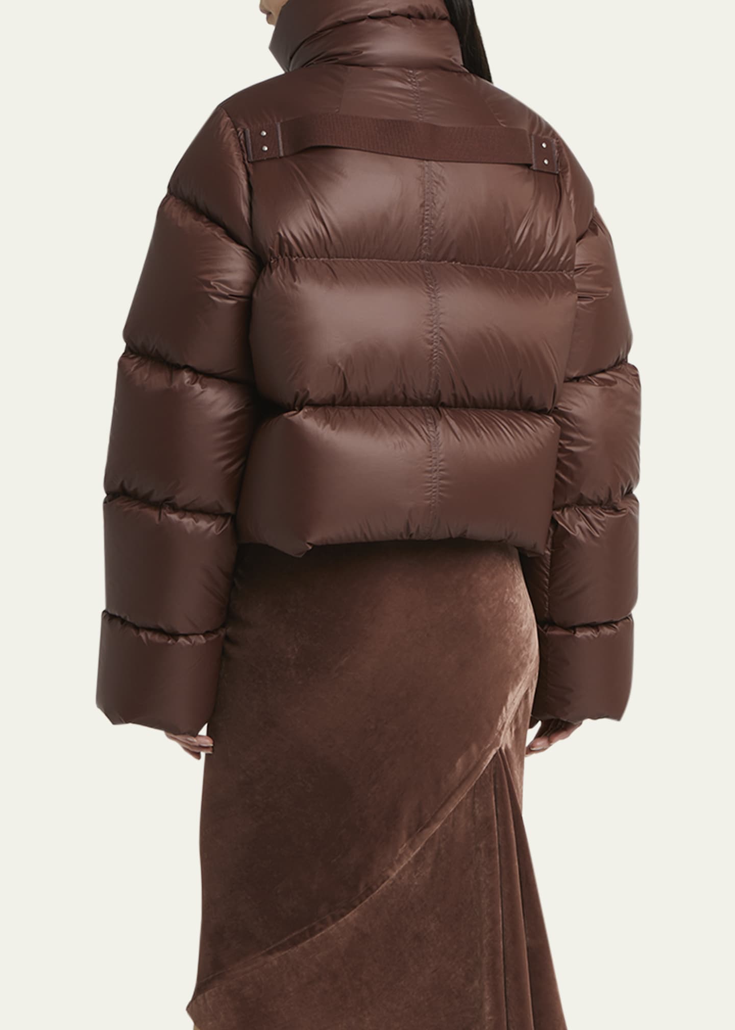 Rick Owens Zip-Up Funnel Neck Puffer Jacket - Bergdorf Goodman