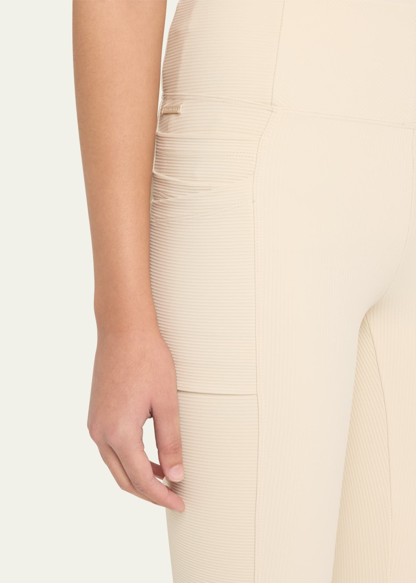 Blanc Noir Directional Rib Bootcut Pants - Bergdorf Goodman