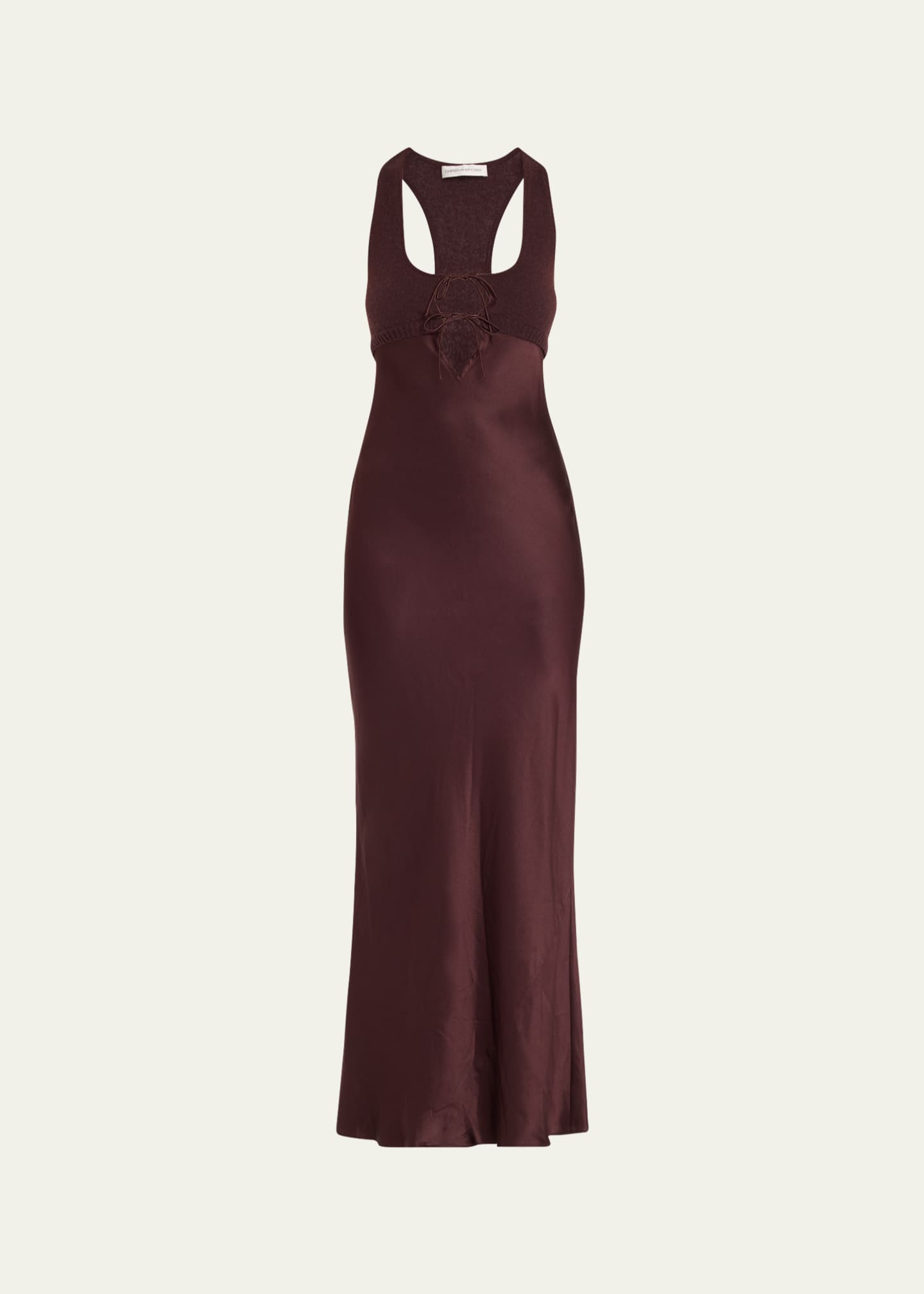 Christopher Esber Monument Cashmere-Silk Combo Maxi Dress - Bergdorf ...