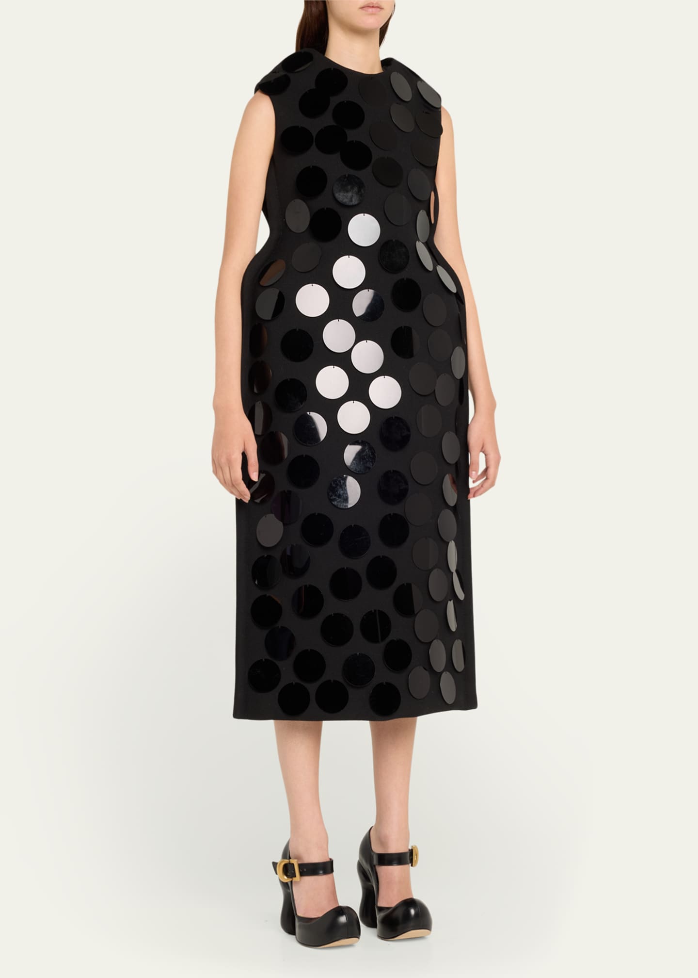 Marc Jacobs Runway Large Sequined Oversized Midi Dress - Bergdorf Goodman