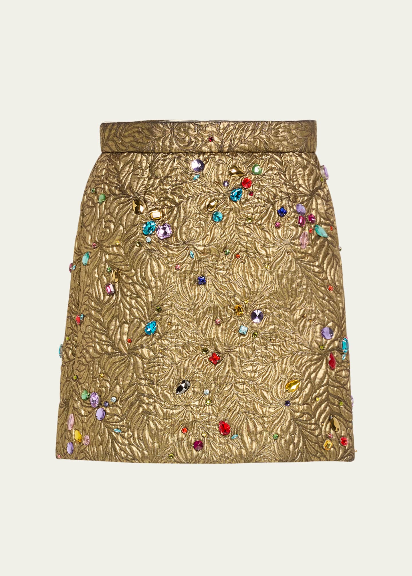 Marc Jacobs Runway Oversized Brocade Jewel Mini Skirt - Bergdorf Goodman