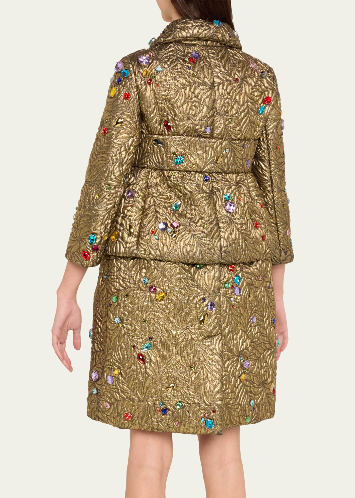 Marc Jacobs Runway Oversized Brocade Jeweled Jacket - Bergdorf Goodman