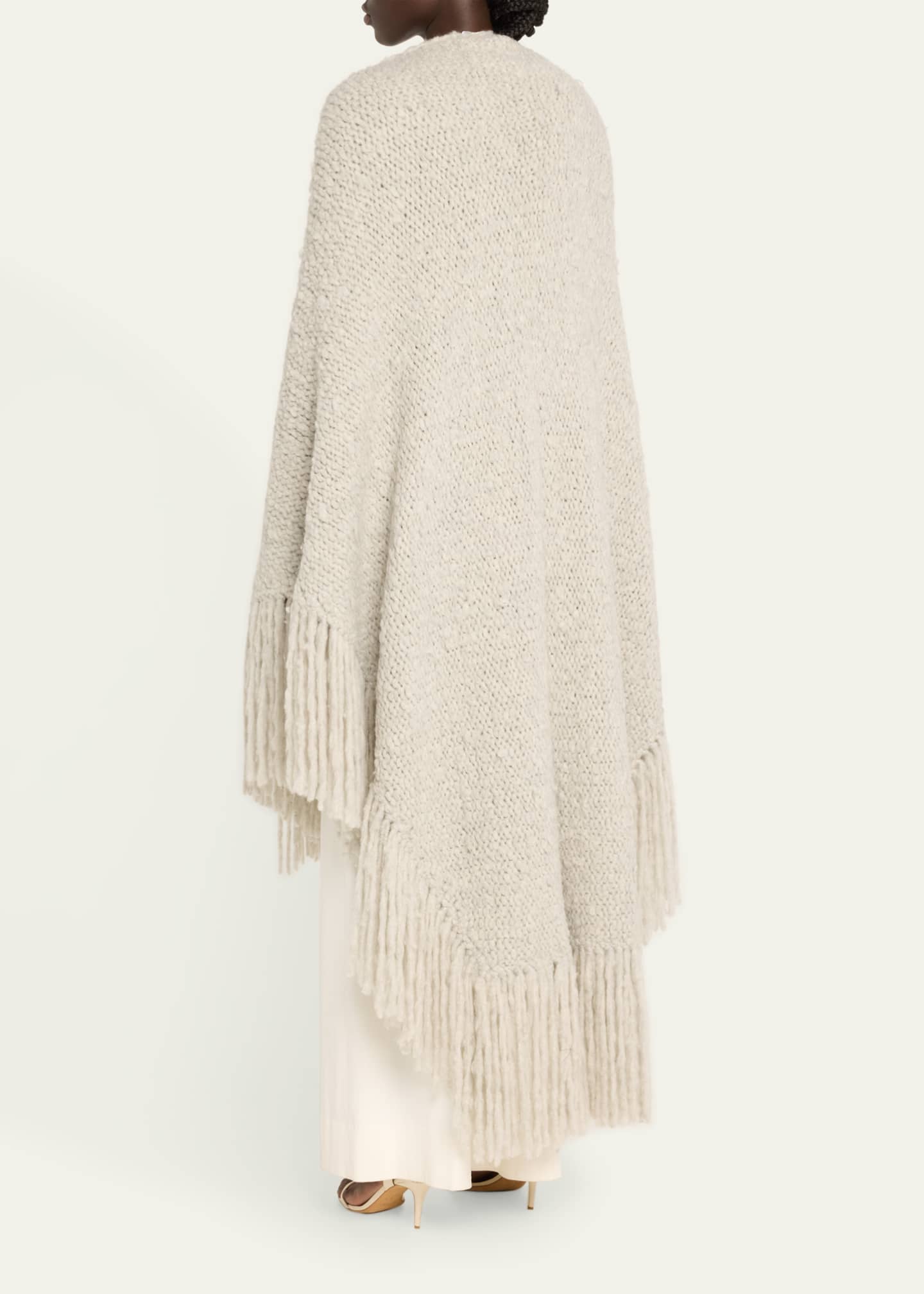 Gabriela Hearst Lauren Fringe Cashmere Wrap - Bergdorf Goodman