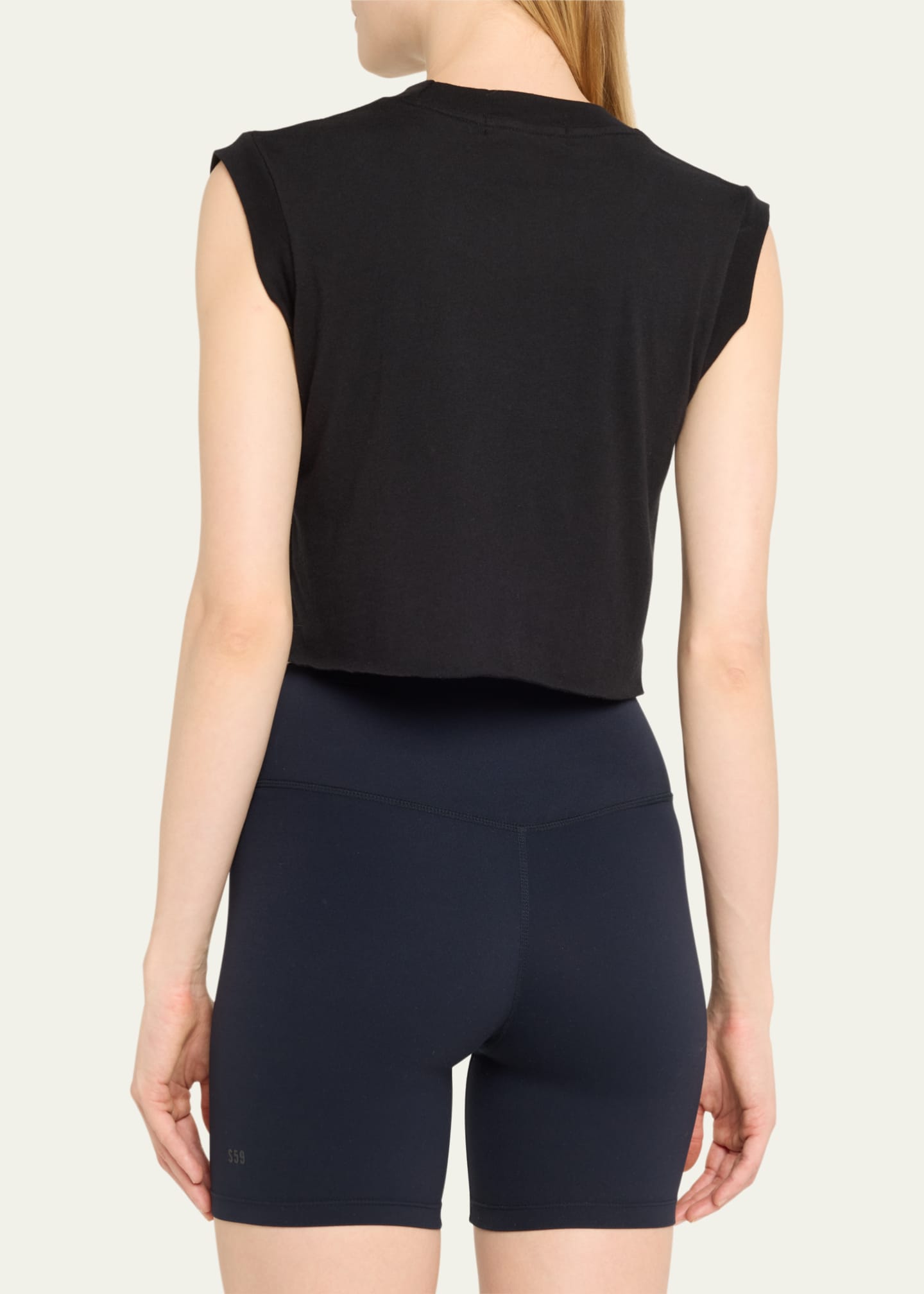 Eterne Cropped Muscle Tank Top - Bergdorf Goodman