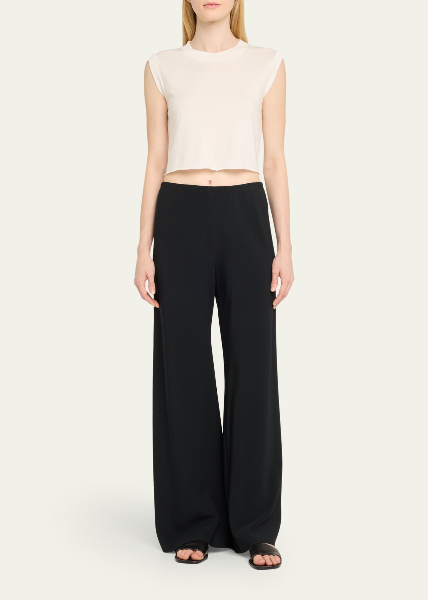 Eterne Cropped Muscle Tank Top - Bergdorf Goodman