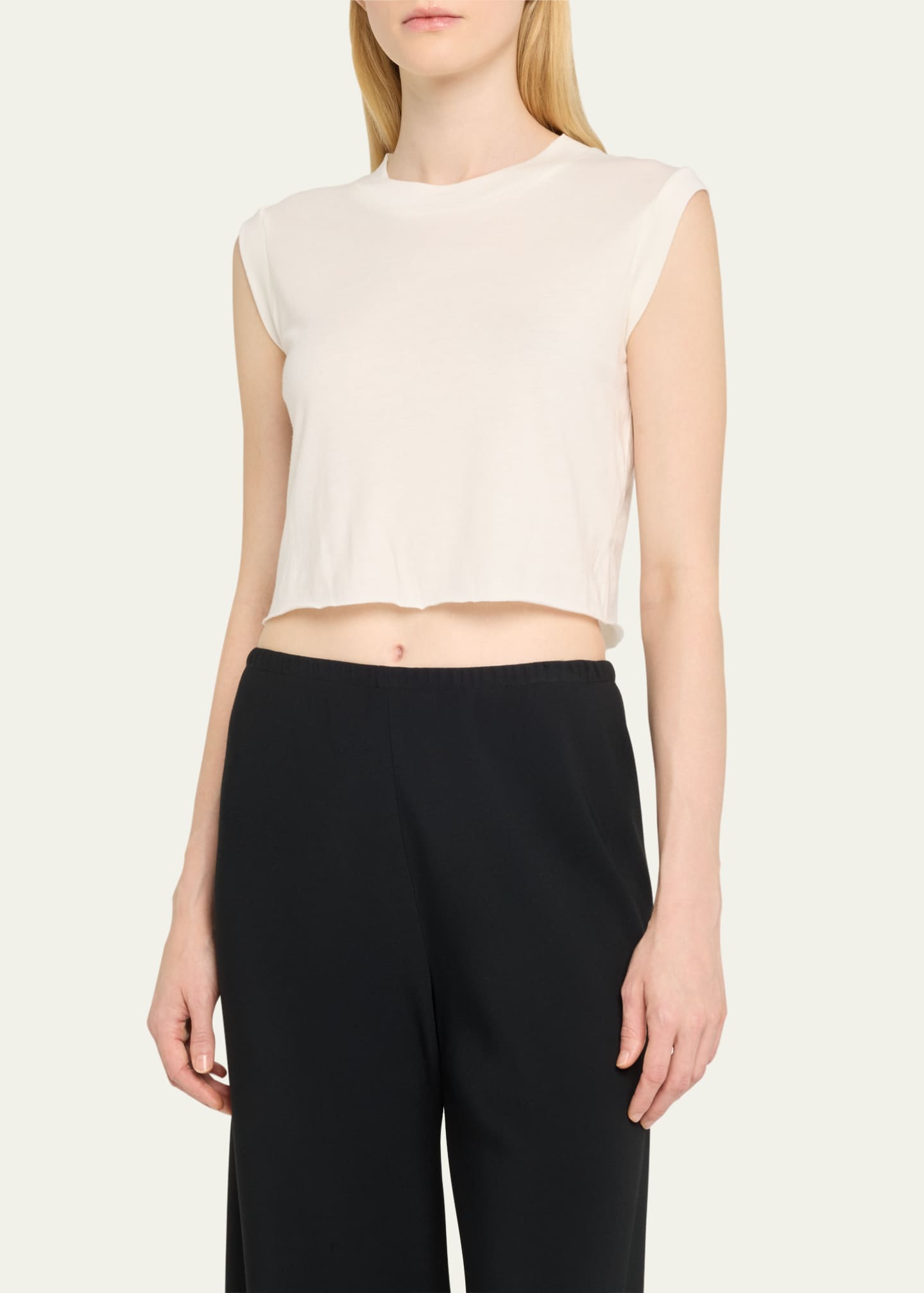 Eterne Cropped Muscle Tank Top - Bergdorf Goodman