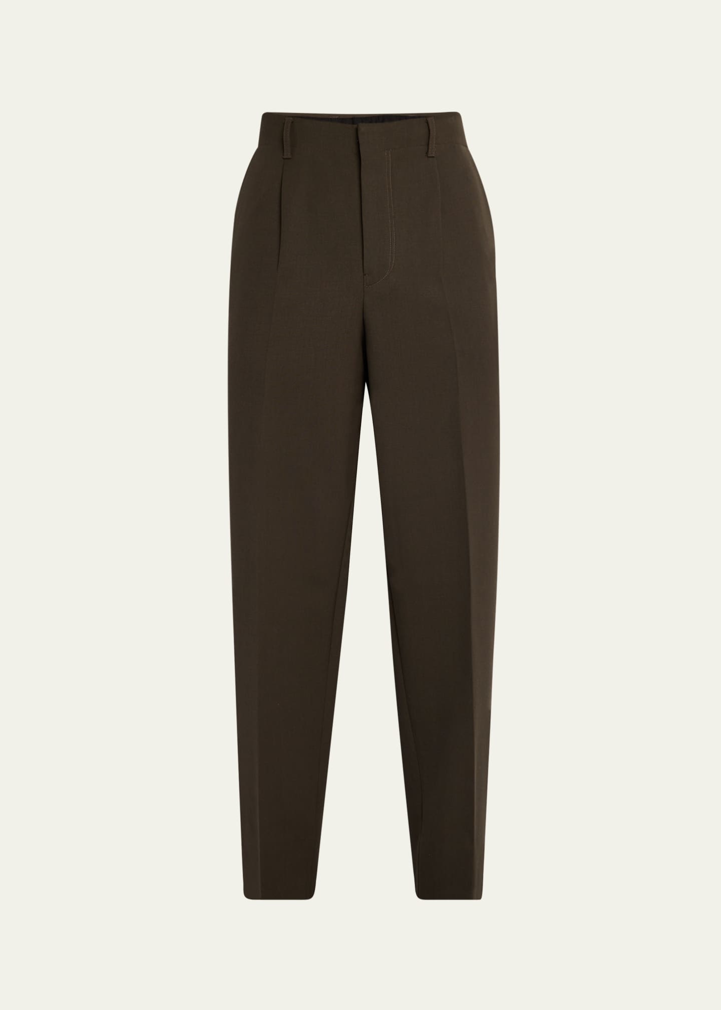 ZEGNA Men's Wool Single-Pleated Pants - Bergdorf Goodman