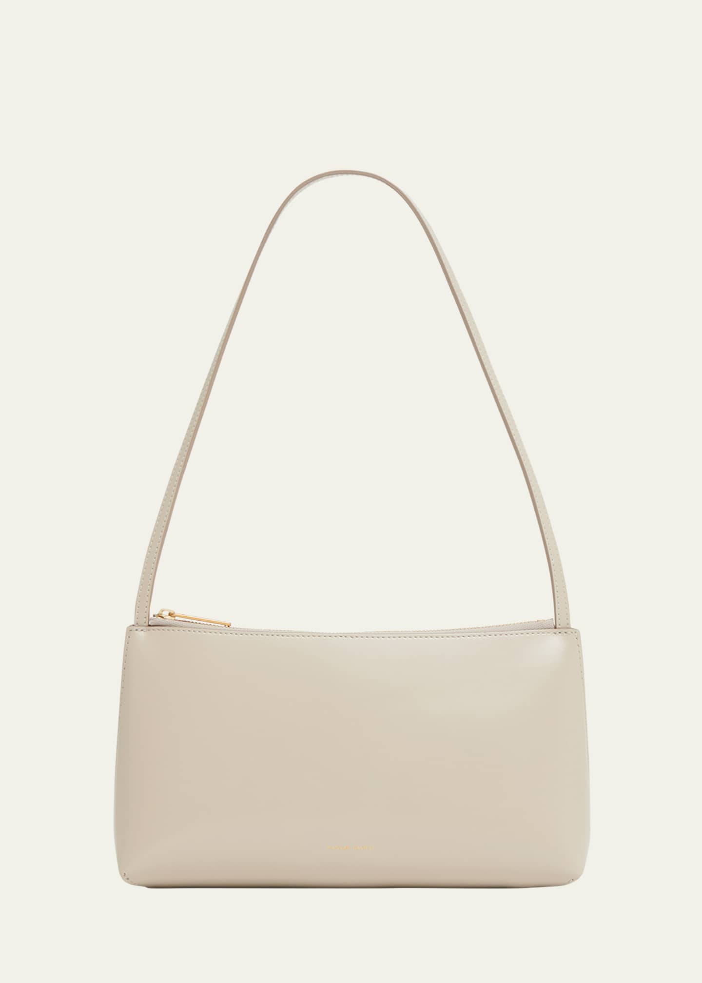 Mansur Gavriel Gaia Zip Leather Shoulder Bag - Bergdorf Goodman