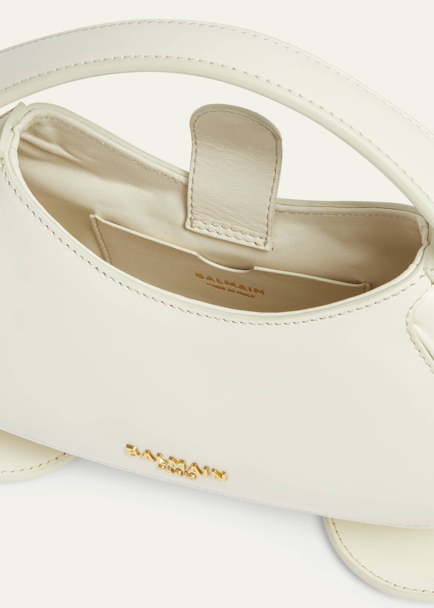 Balmain Jolie Madame Small Top-Handle Bag in Box Leather - Bergdorf Goodman