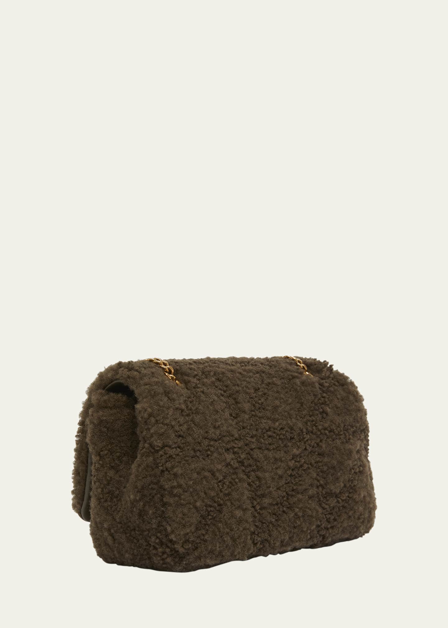 Saint Laurent Jamie Small YSL Shoulder Bag in Lamb Shearling Fur - Bergdorf Goodman
