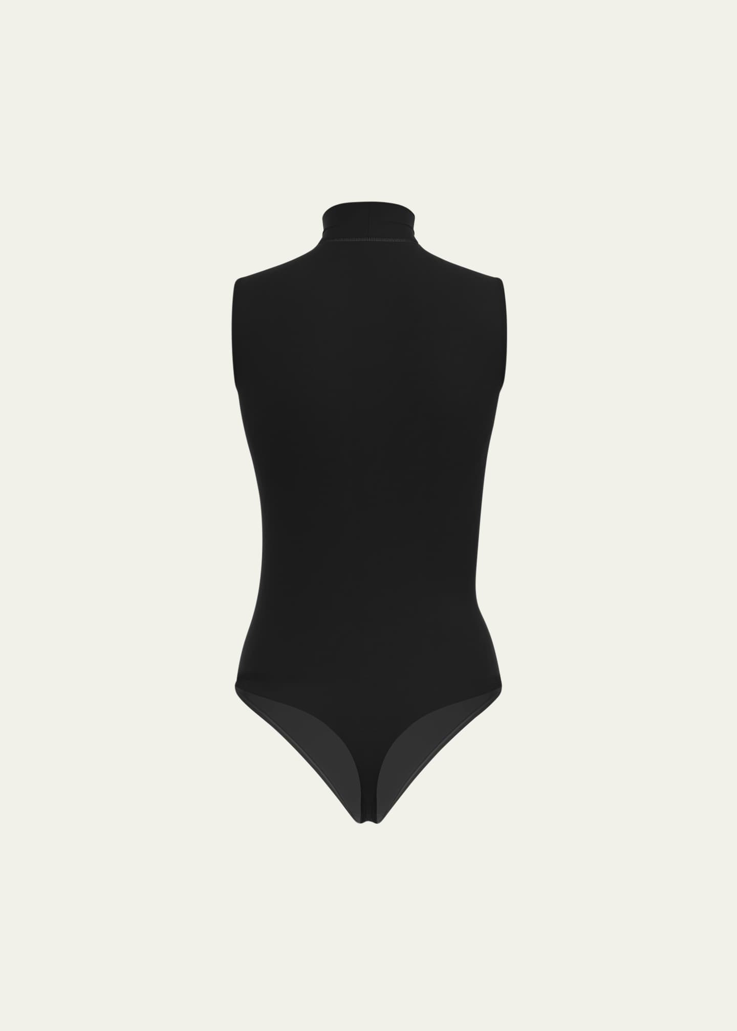 Wolford Sleeveless Mock-Neck String Bodysuit - Bergdorf Goodman