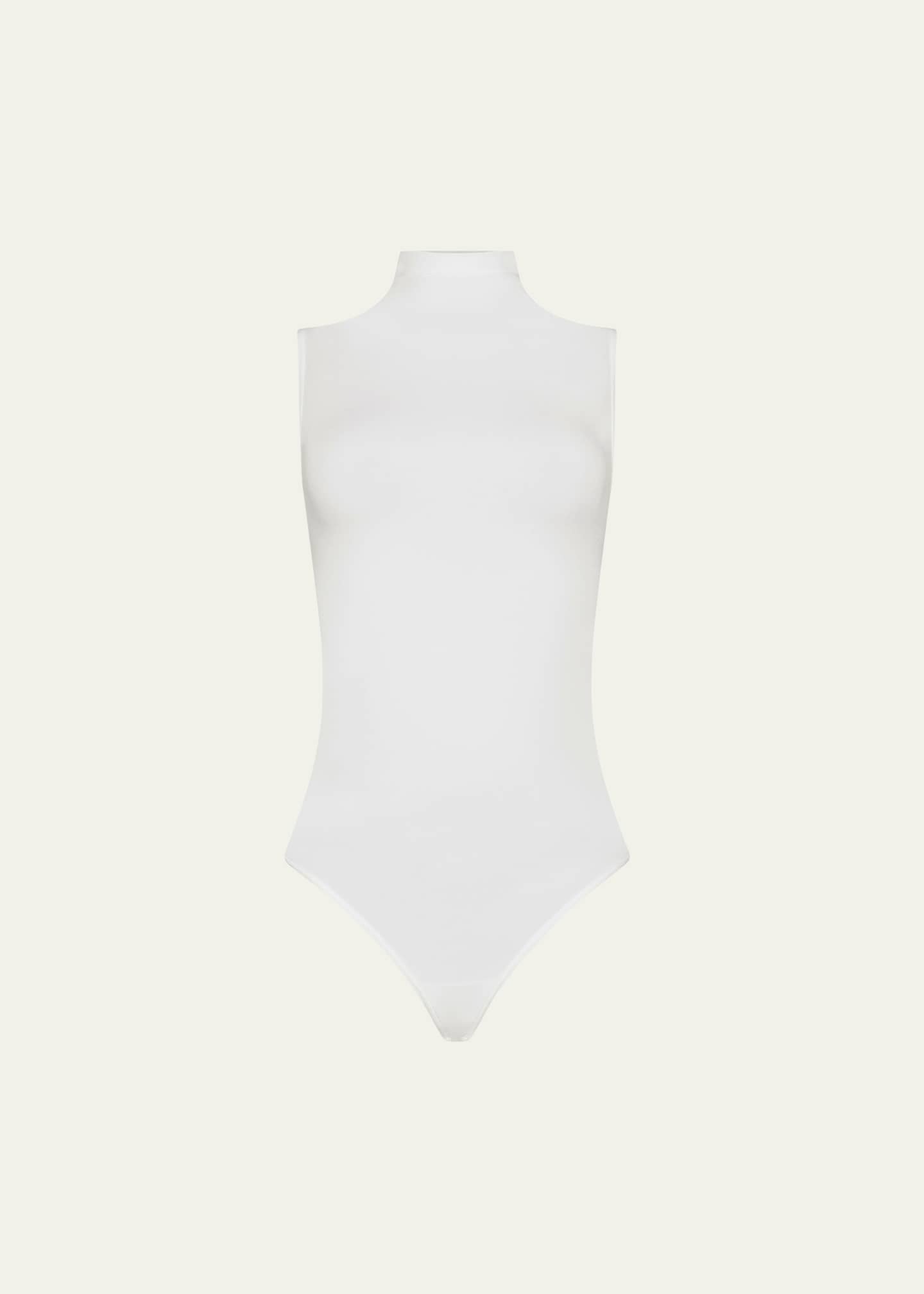 Wolford Sleeveless Mock-Neck String Bodysuit - Bergdorf Goodman