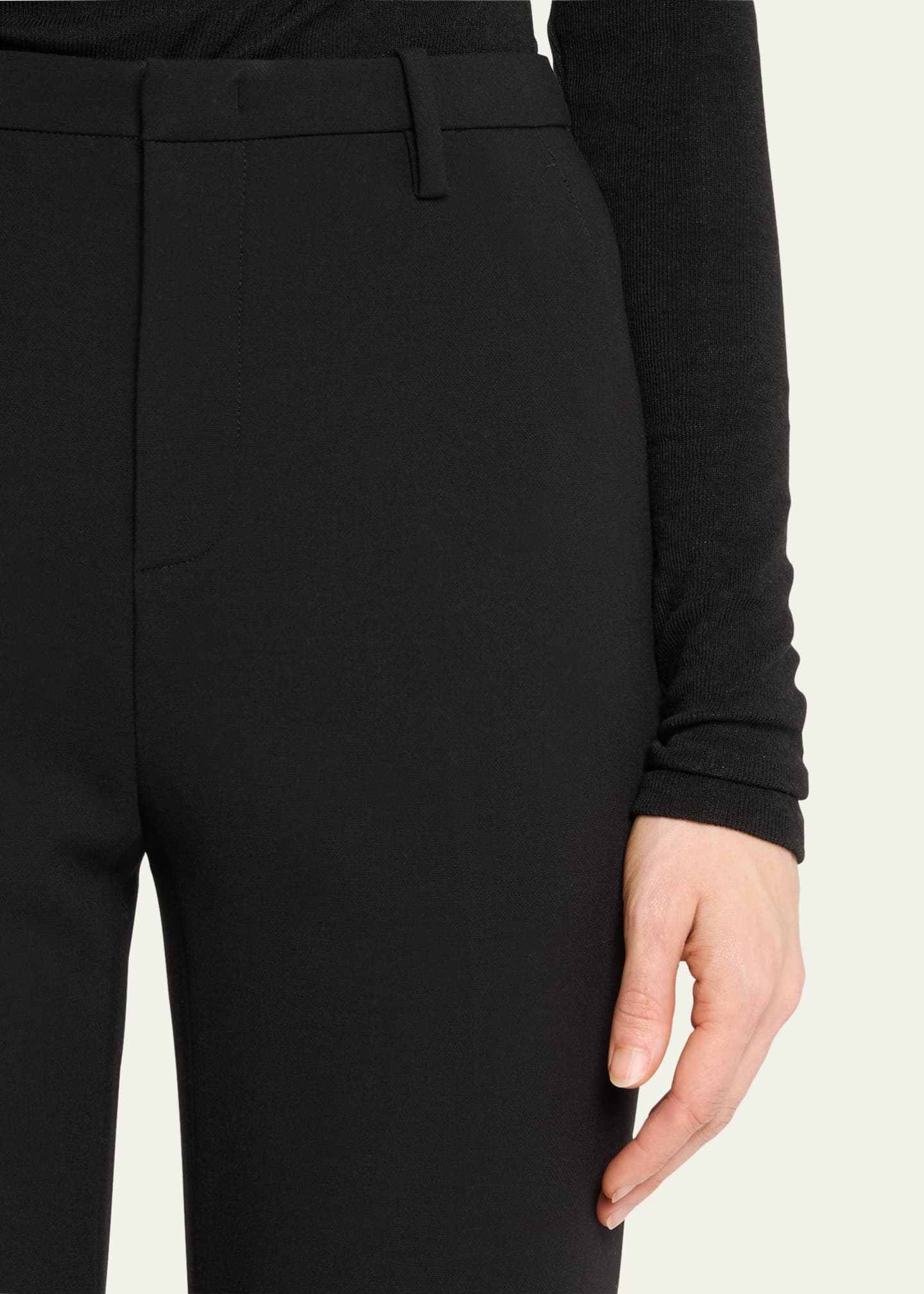Vince Mid-Rise Tailored Flare Pants - Bergdorf Goodman