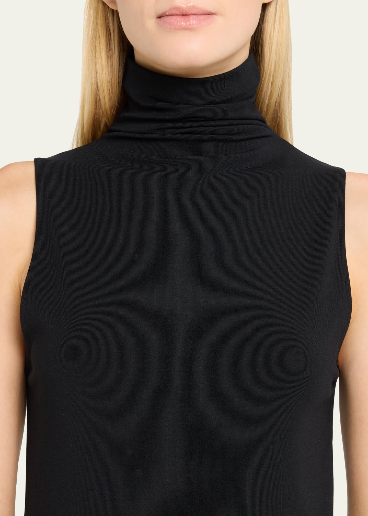 Vince Sleeveless Turtleneck Top - Bergdorf Goodman