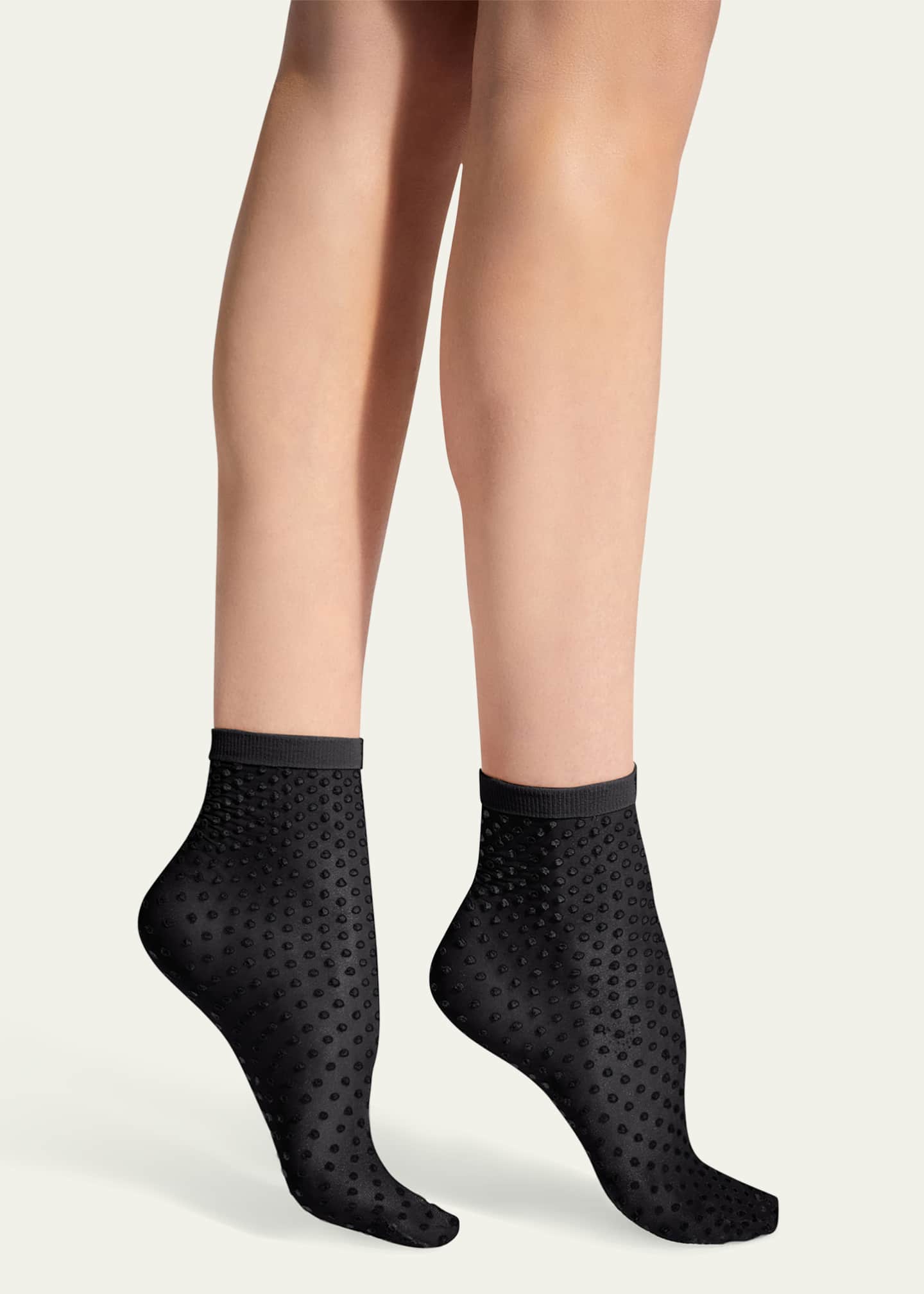 Wolford Satin Touch Swiss Dot Ankle Socks - Bergdorf Goodman