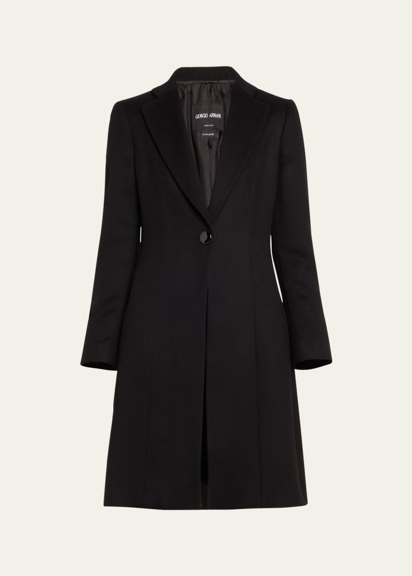 Giorgio Armani Essentials Cashmere One Button Coat - Bergdorf Goodman