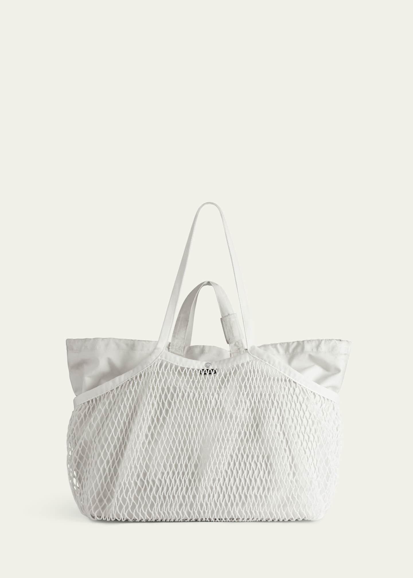 Balenciaga Fishnet Recycled Canvas Tote Bag - Bergdorf Goodman