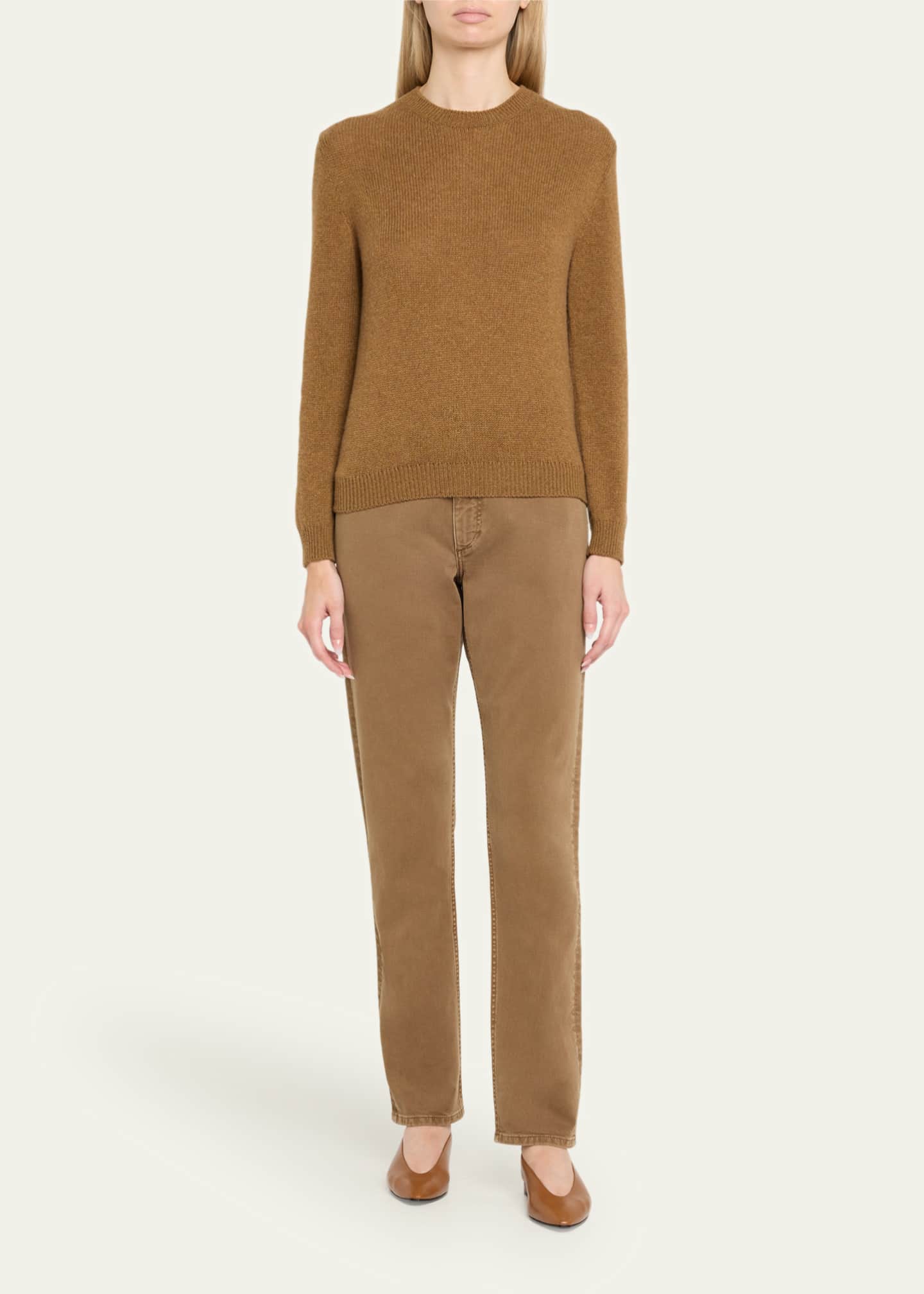 Loro Piana Fobello Crewneck Baby Cashmere Top - Bergdorf Goodman