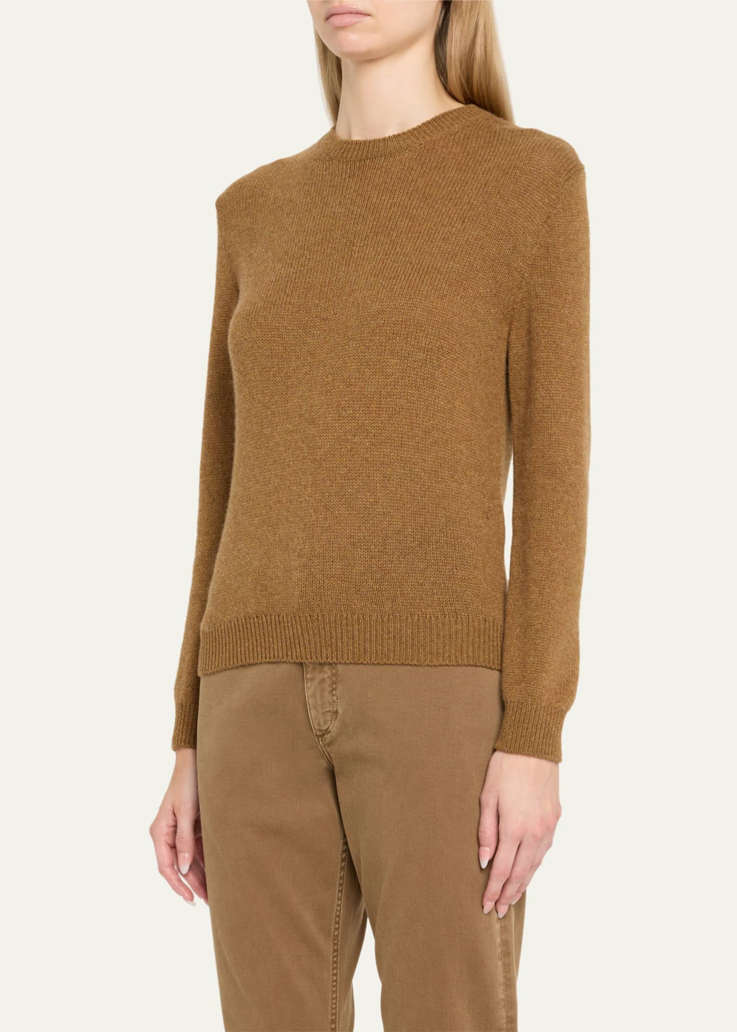 Loro Piana Fobello Crewneck Baby Cashmere Top - Bergdorf Goodman