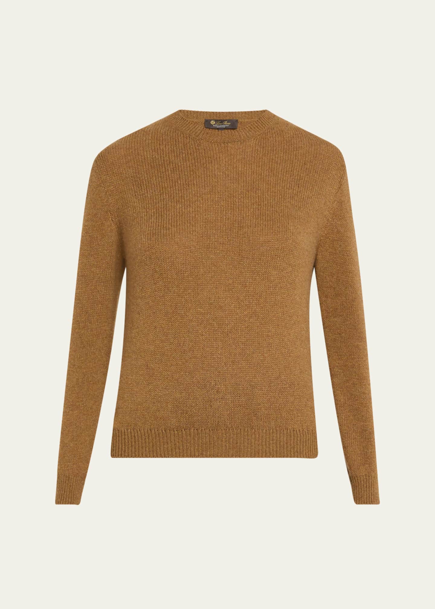 Loro Piana Fobello Crewneck Baby Cashmere Top - Bergdorf Goodman
