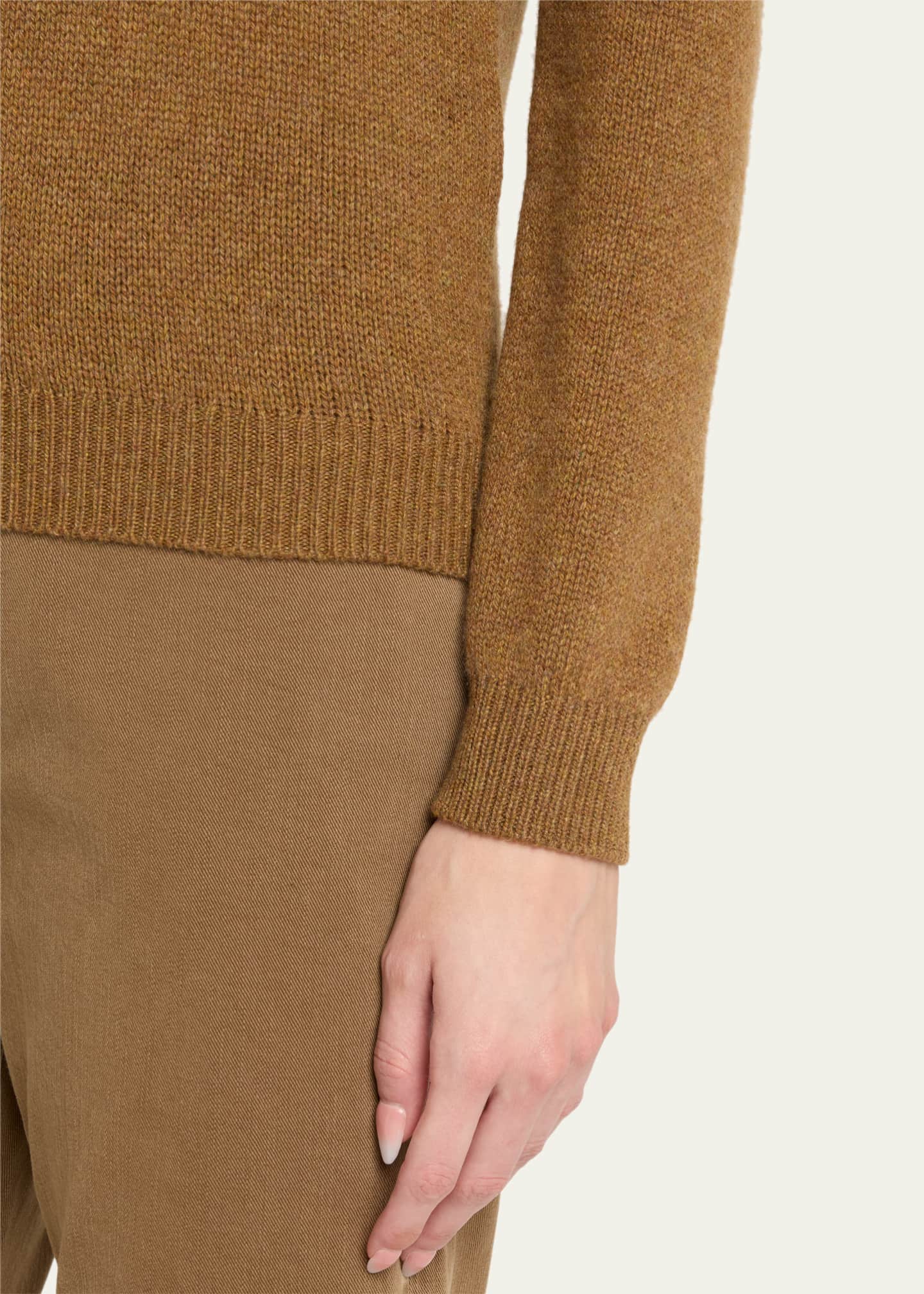 Loro Piana Fobello Crewneck Baby Cashmere Top - Bergdorf Goodman