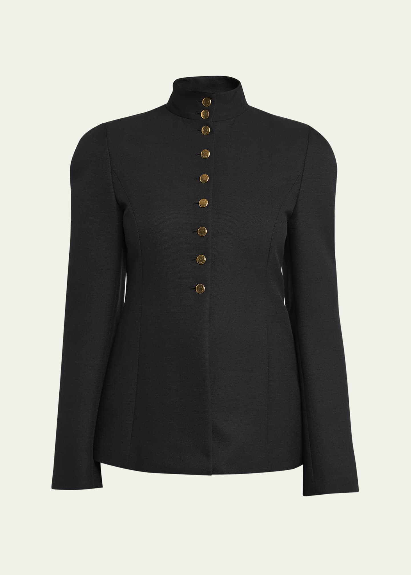 Loro Piana Aveline High Neck Wool Jacket - Bergdorf Goodman