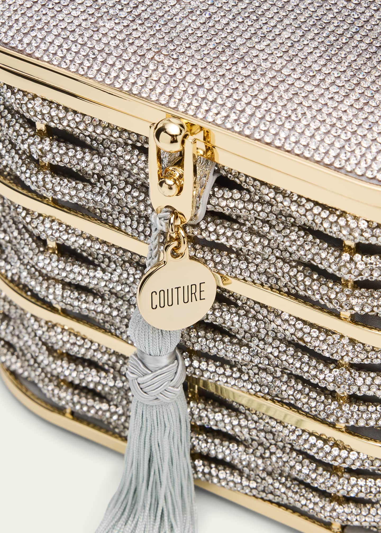 Judith Leiber Couture Willow Woven Crystal Basket Top-Handle Bag ...