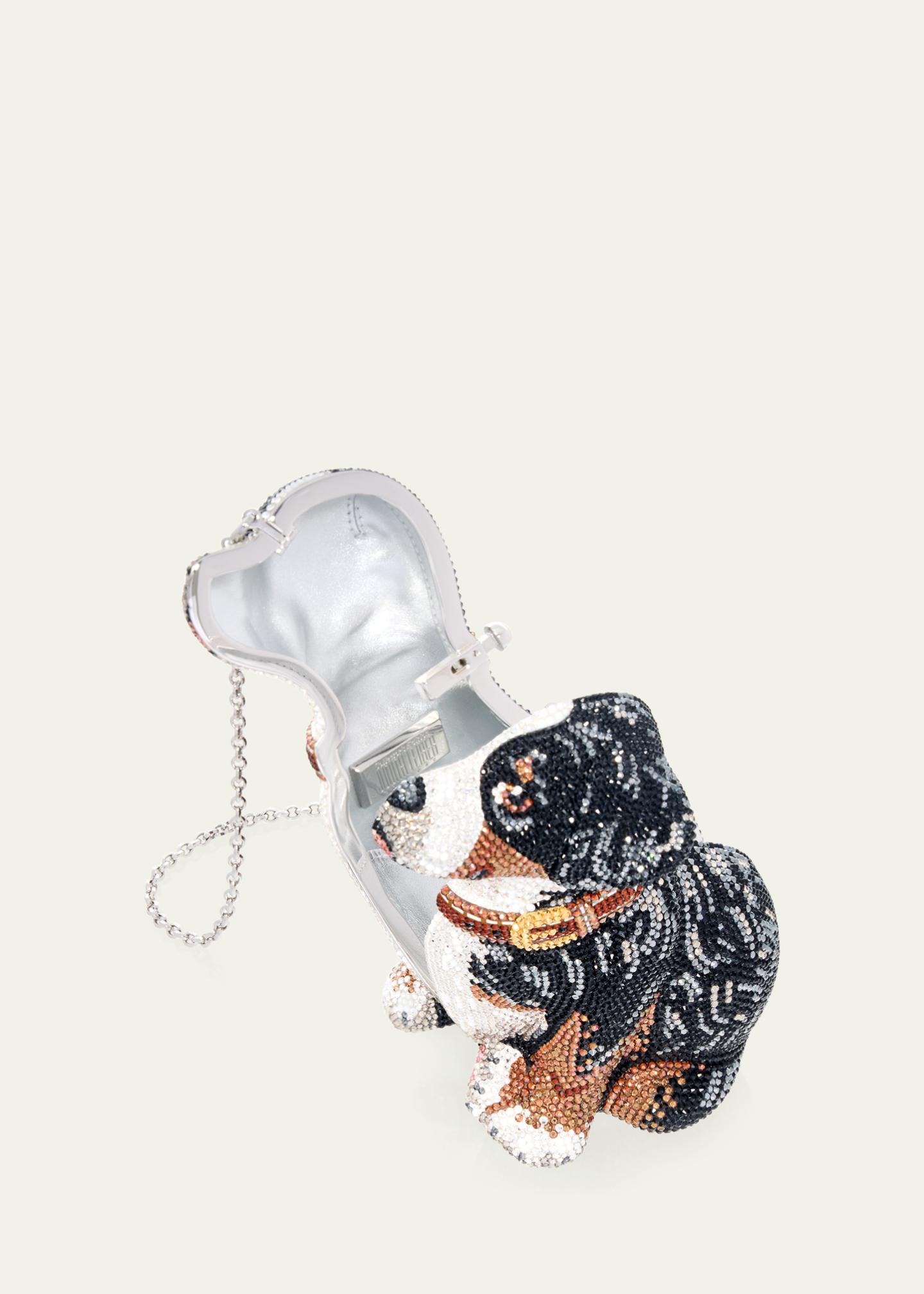 Judith Leiber Couture Puppy Juno Crystal Minaudiere - Bergdorf Goodman