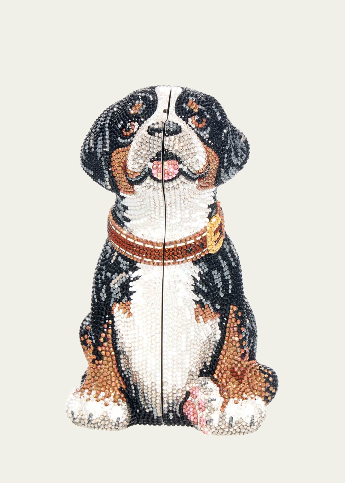 Judith Leiber Couture Puppy Juno Crystal Minaudiere - Bergdorf Goodman