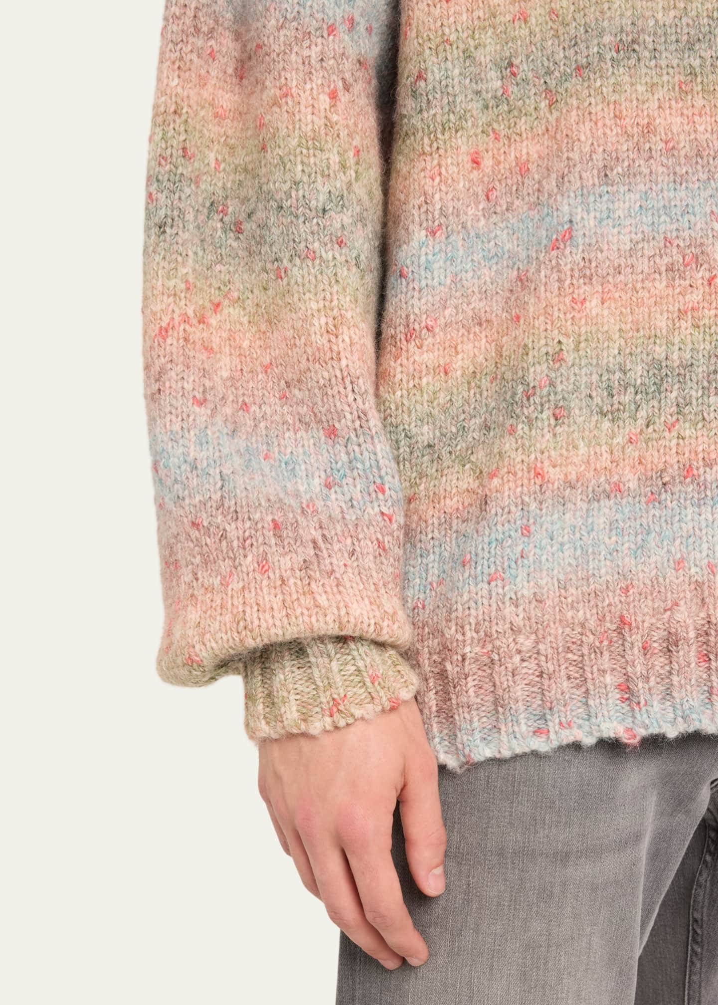 FRAME Men's Multicolor Striped Wool Sweater - Bergdorf Goodman