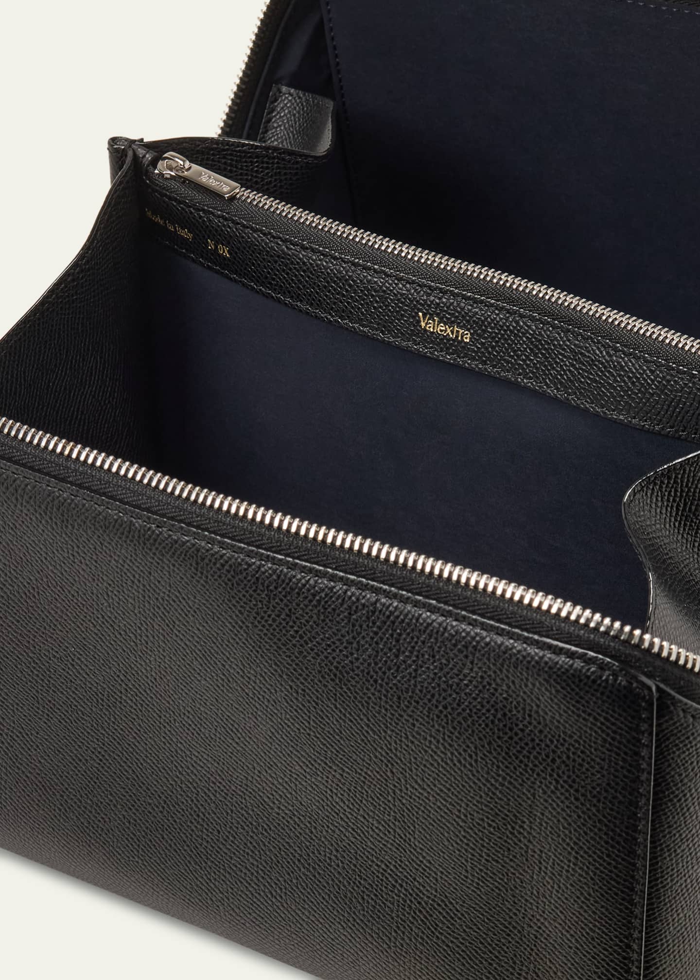 Valextra Men's V-Line Soft Leather Toiletry Bag - Bergdorf Goodman