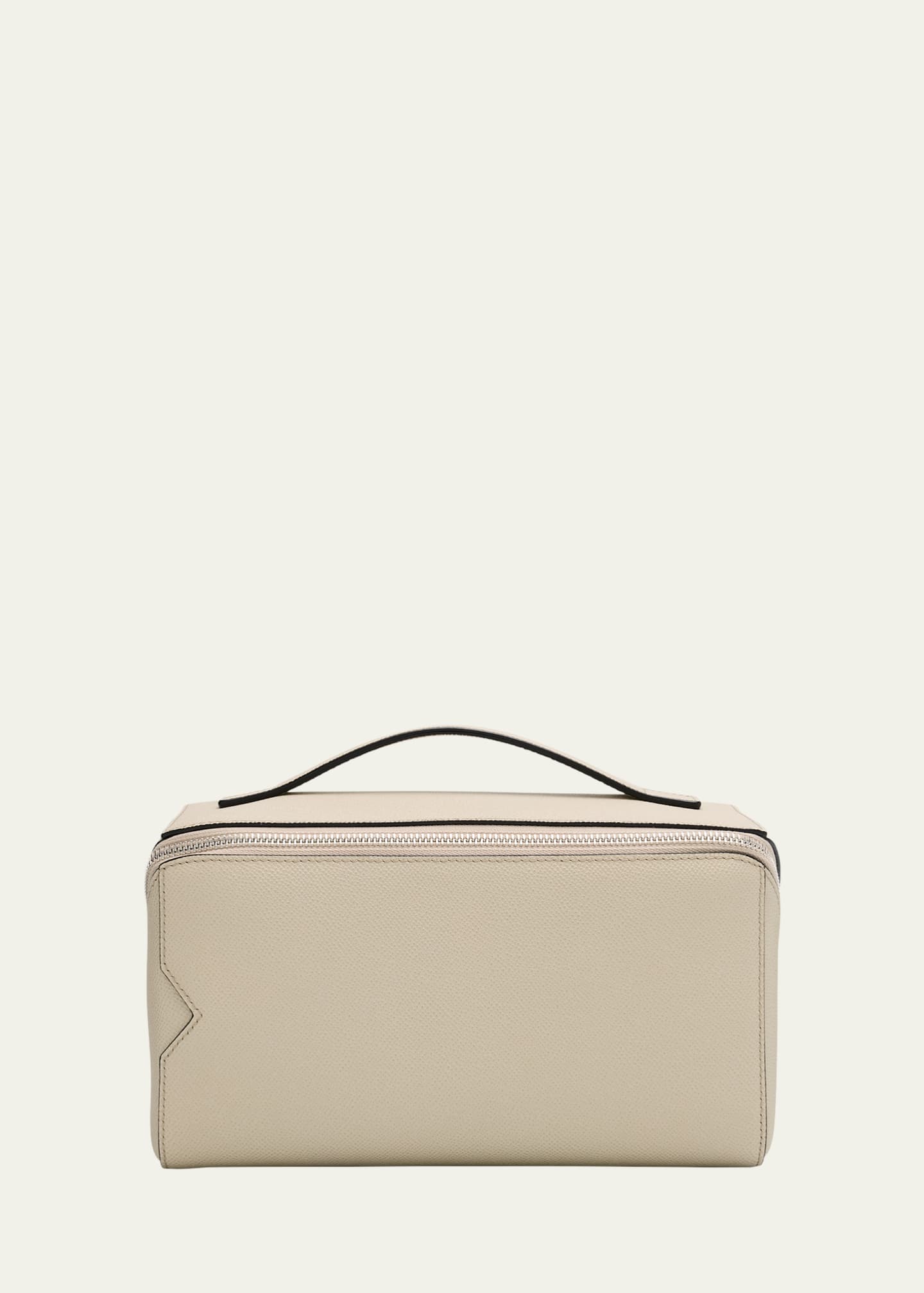 Valextra Men's V-Line Soft Leather Toiletry Bag - Bergdorf Goodman