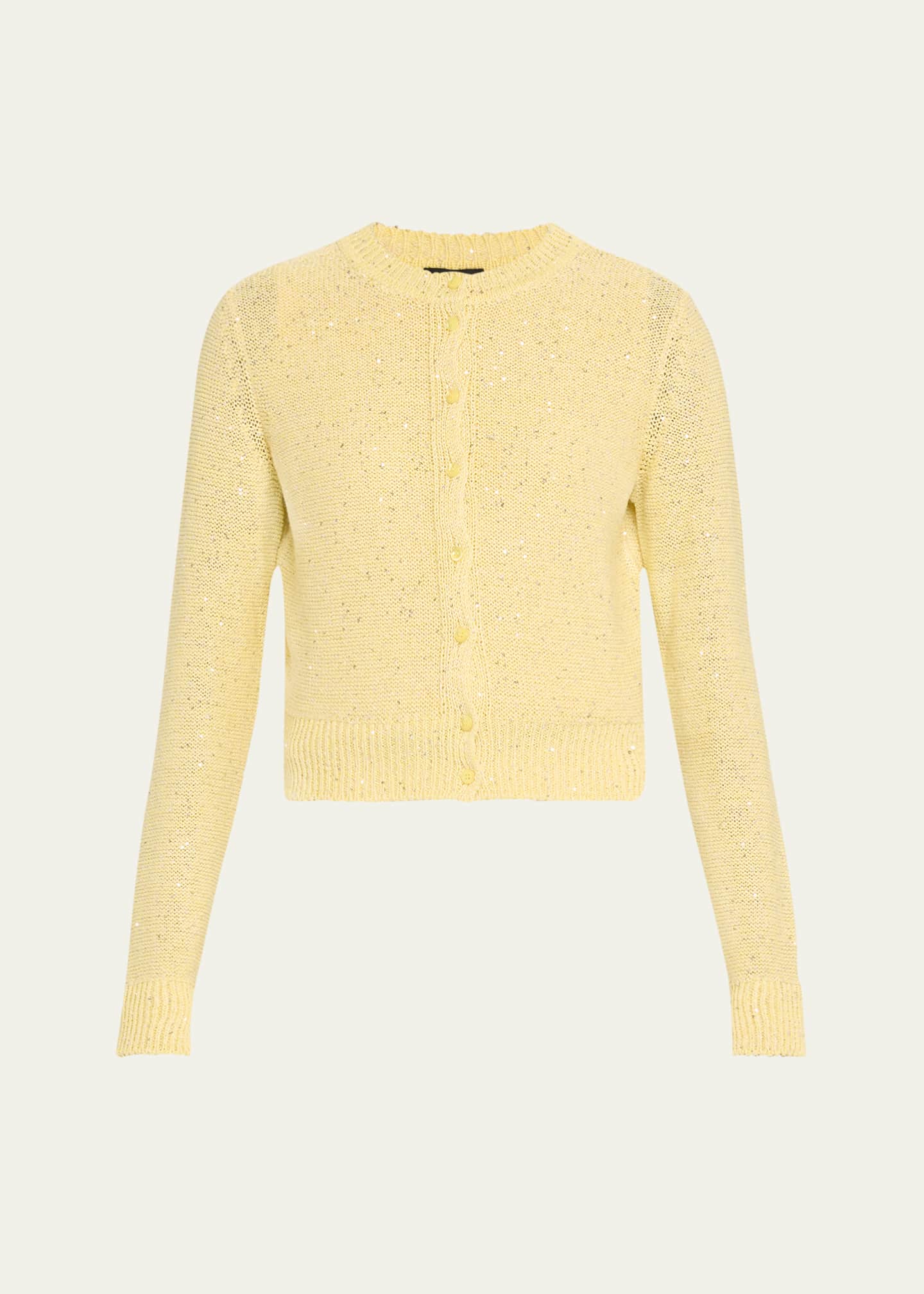 Akris Micro Sequined Knit Cardigan - Bergdorf Goodman