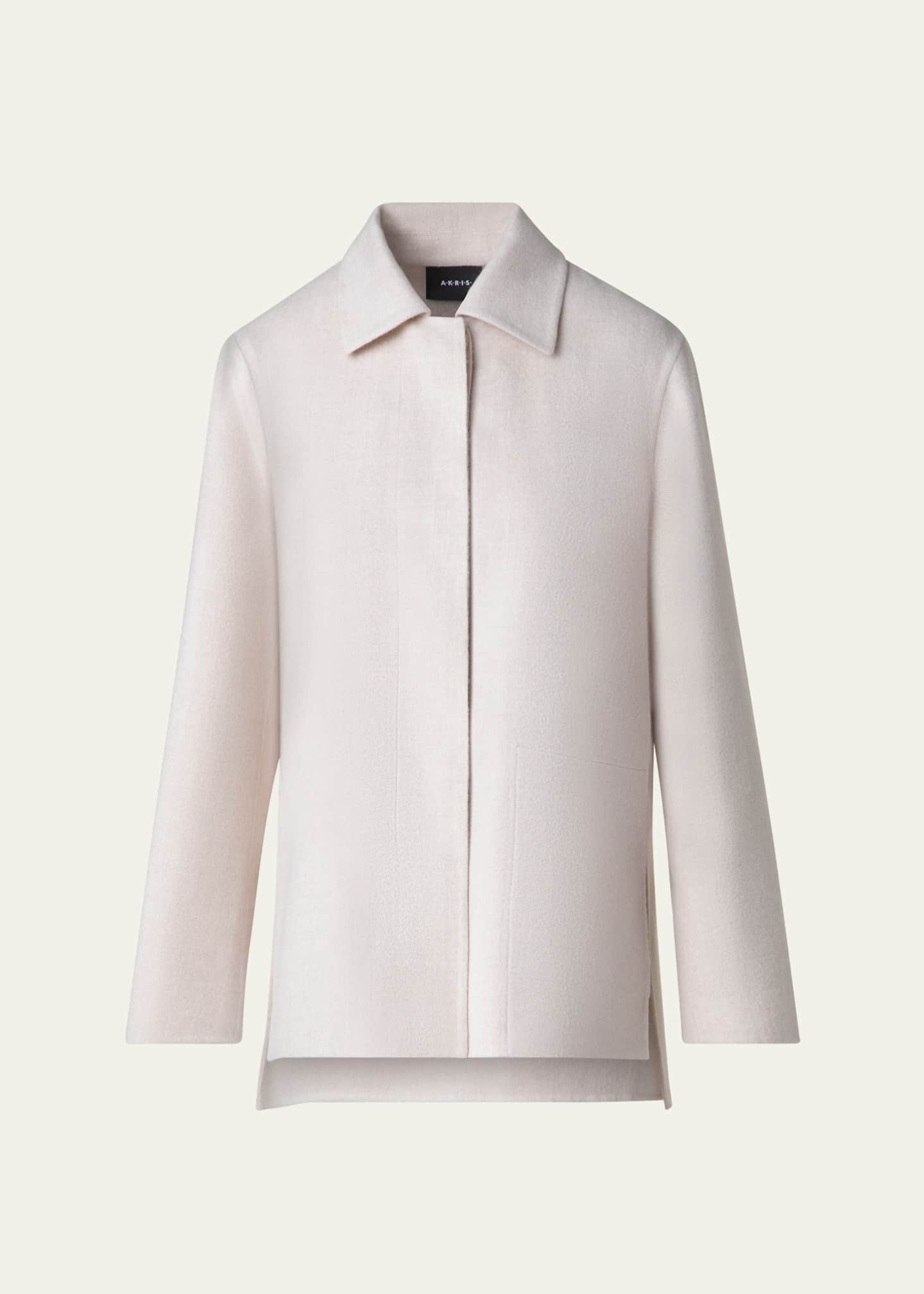 Akris Laars Long Oversized Cashmere Jacket - Bergdorf Goodman
