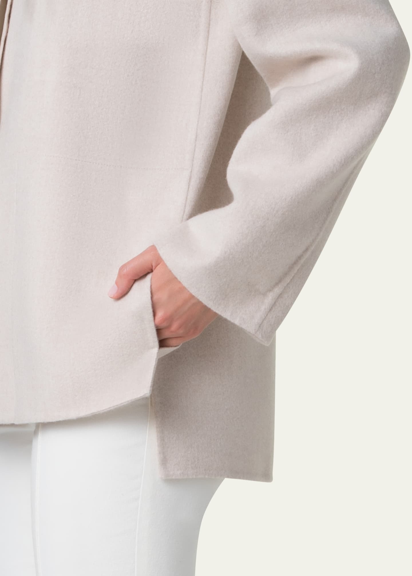 Akris Laars Long Oversized Cashmere Jacket - Bergdorf Goodman