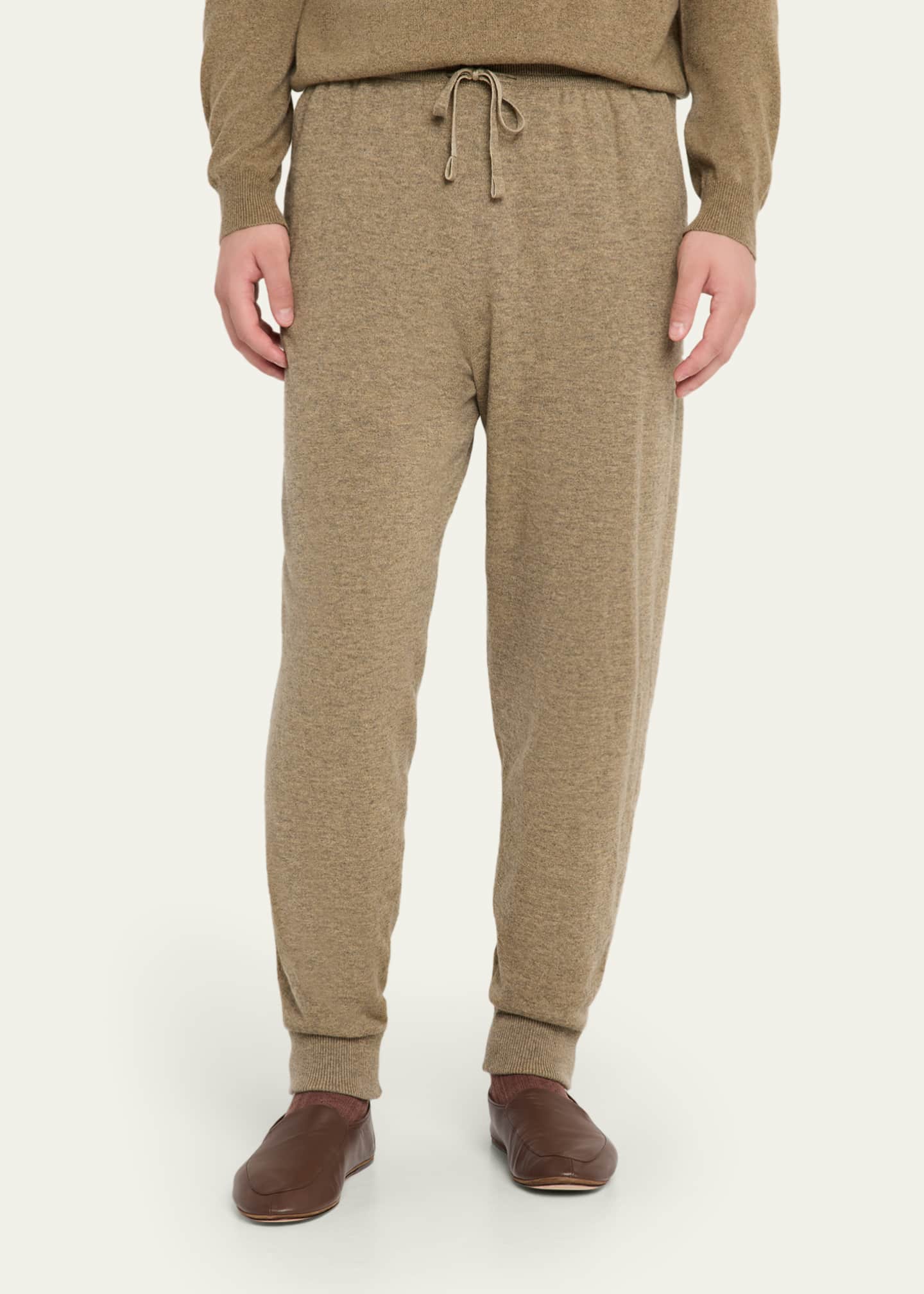 Loro Piana Men's Duo Cashmere Joggers - Bergdorf Goodman