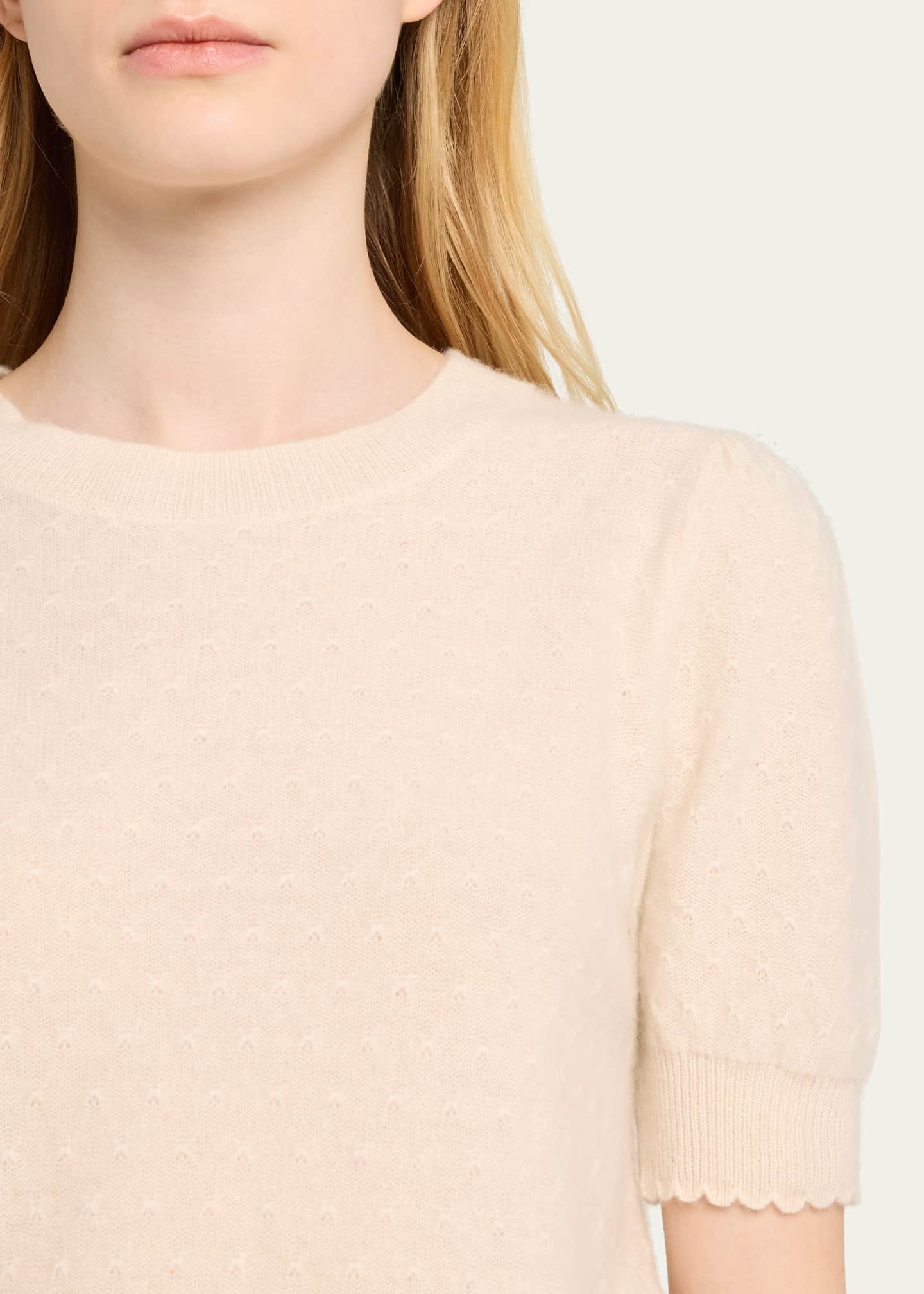 FRAME Cashmere Puff-Sleeve Sweater - Bergdorf Goodman