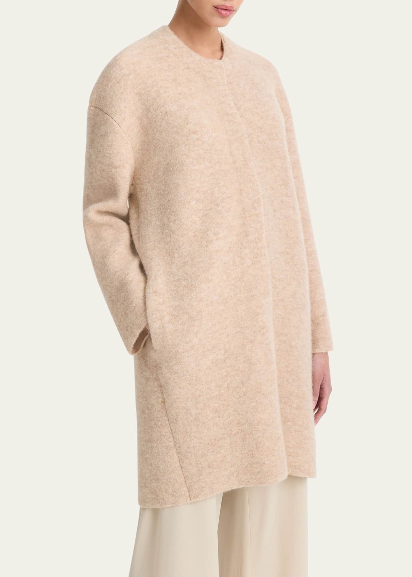 Vince Sculpted Wool-Blend Car Coat - Bergdorf Goodman