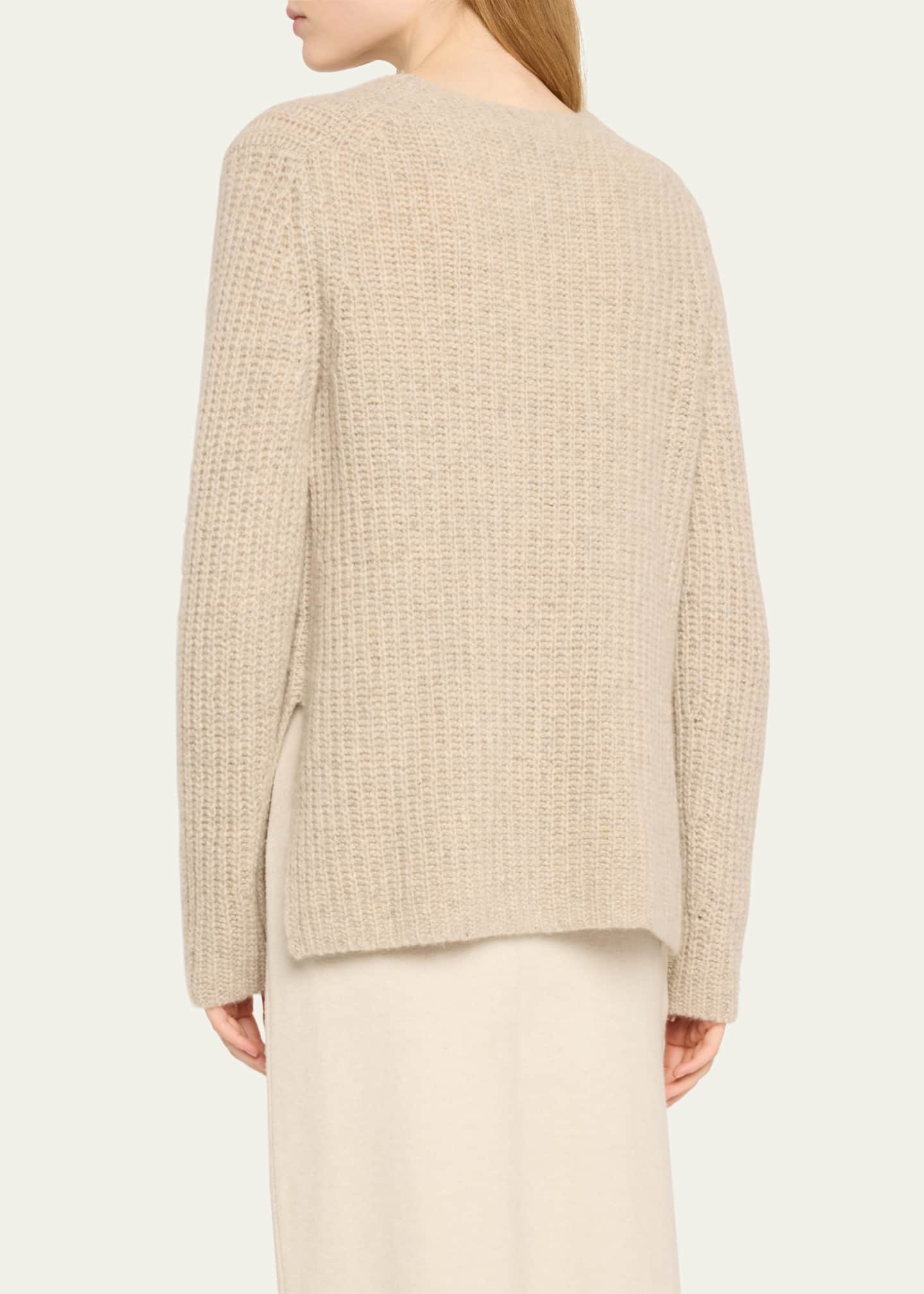 Vince Donegal Ribbed Cashmere Sweater - Bergdorf Goodman