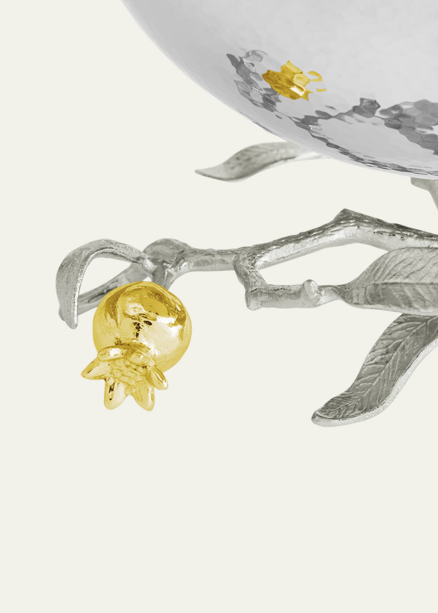 Michael Aram Pomegranate Silver & Gold Small Bowl with 24K Goldplate ...