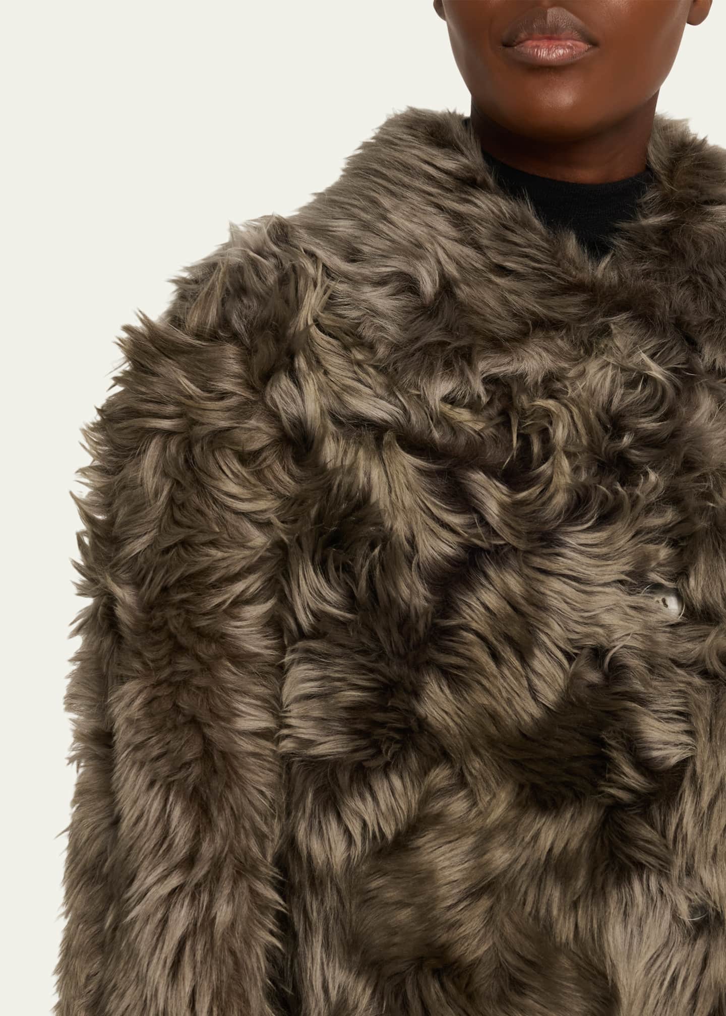 Yves Salomon Short Lamb Shearling Jacket - Bergdorf Goodman